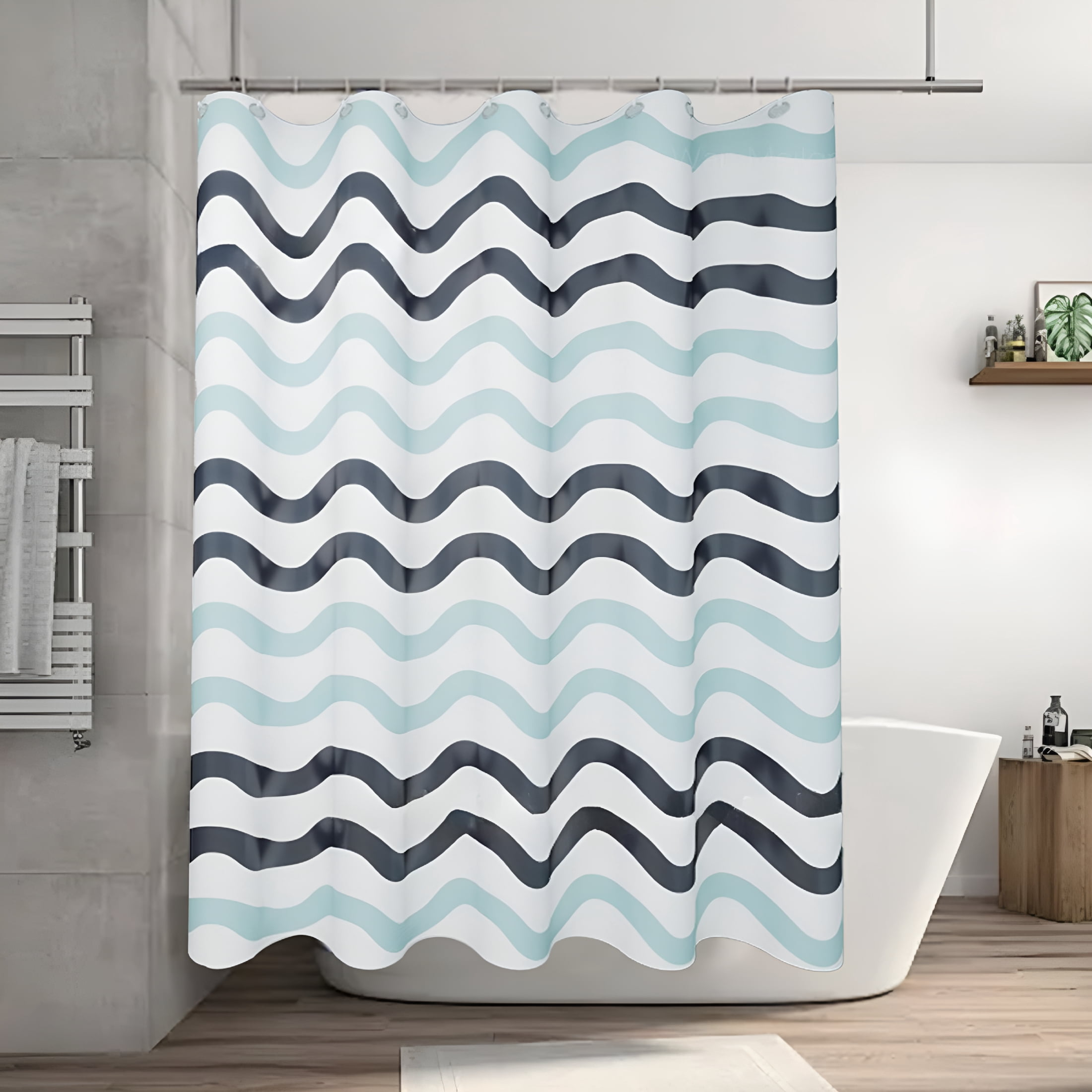 AUQ Shower Curtain 30X71 Inch Plastic Shower Curtain Liner,Heavy Duty ...