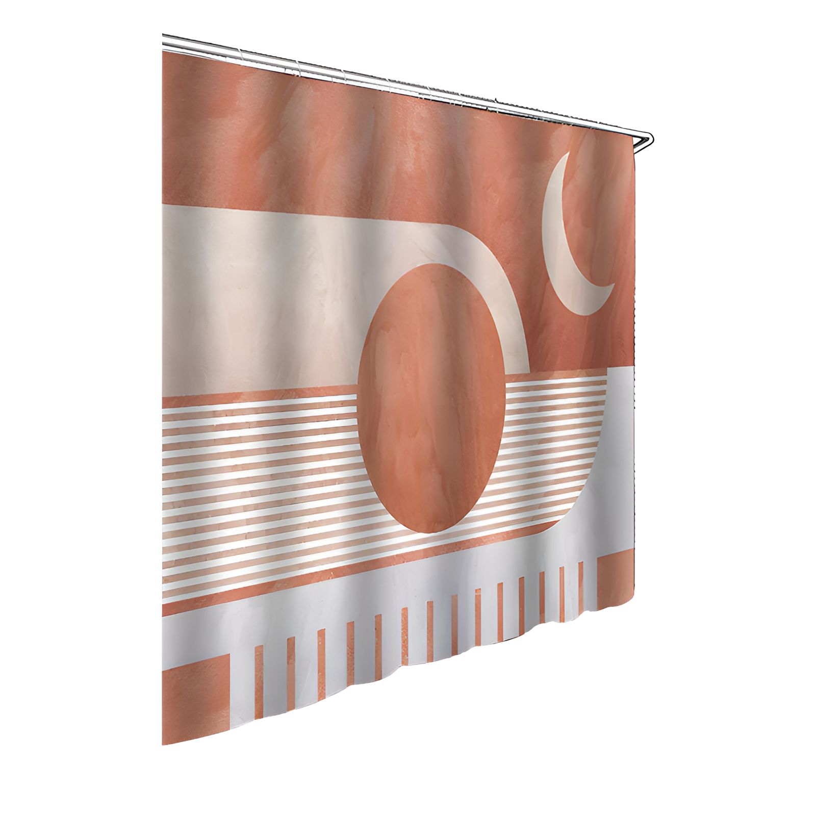AUQ Shower Curtain Set,Dense and Soft Waterproof Weave Bathroom Shower ...