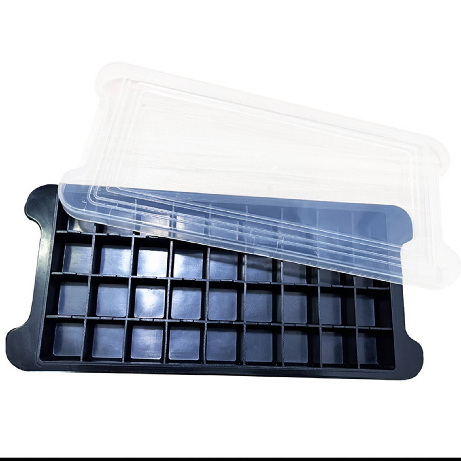 AUQ Silicone Ice Cube Tray,Rectangular Chocolate,Food-Grade Plastic Egg Tart Style Small Bowl ...