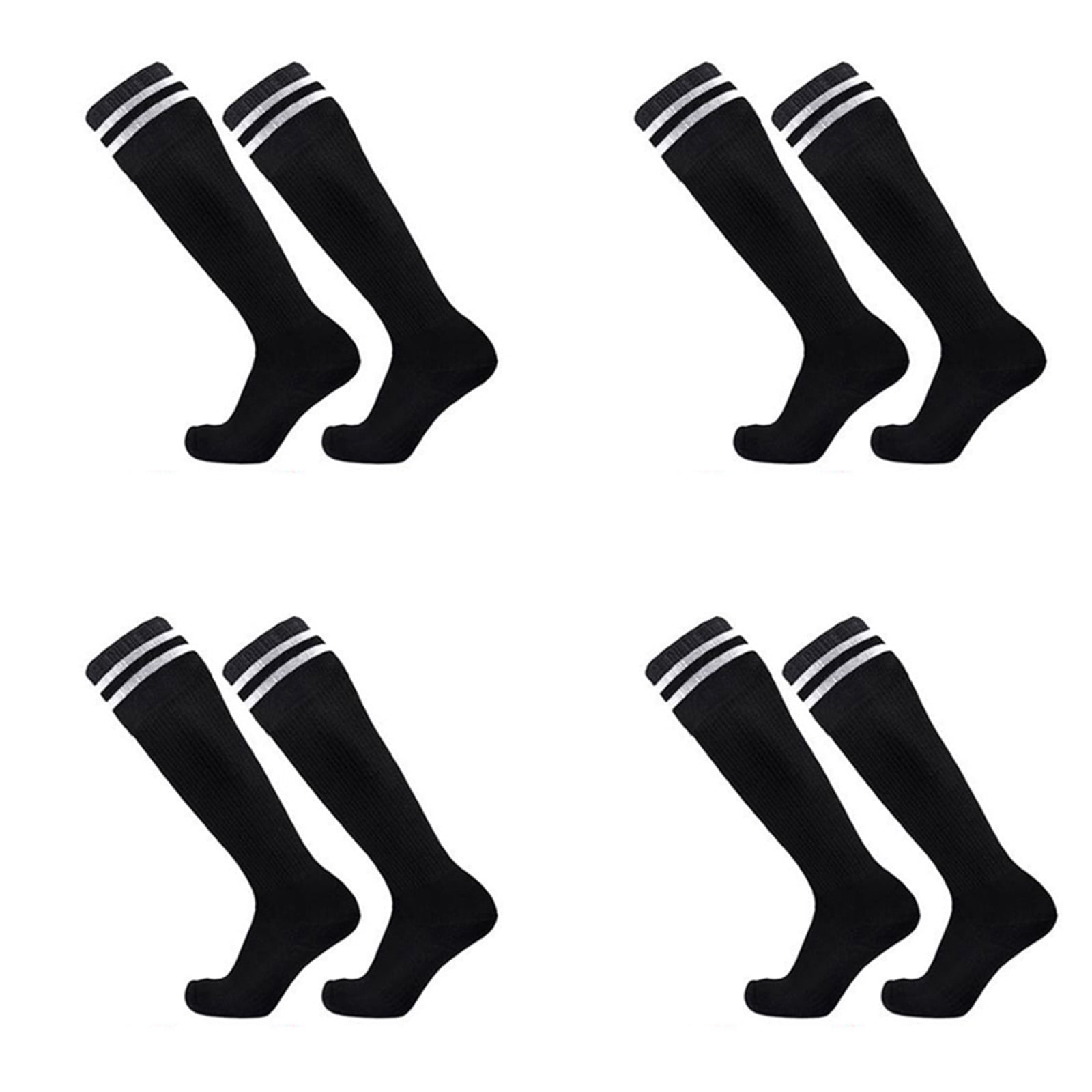 AUQ Soccer Socks,Thick Terry Bottom Youth Soccer Socks,Elastic Ribbed ...