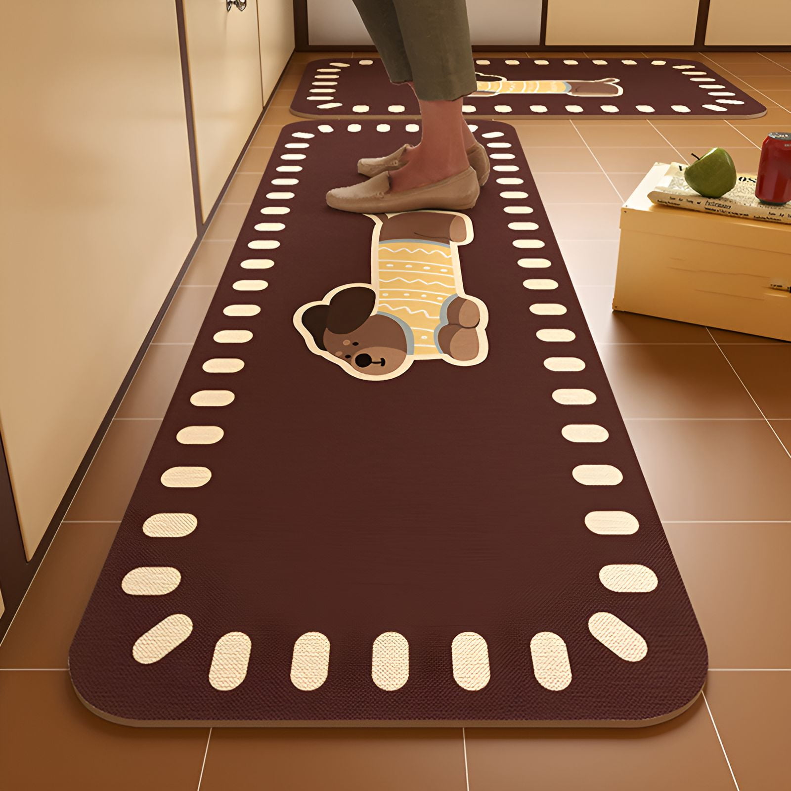 AUQ Stone Bath Mat,Comprehensive Functionality and Resilience Stone ...
