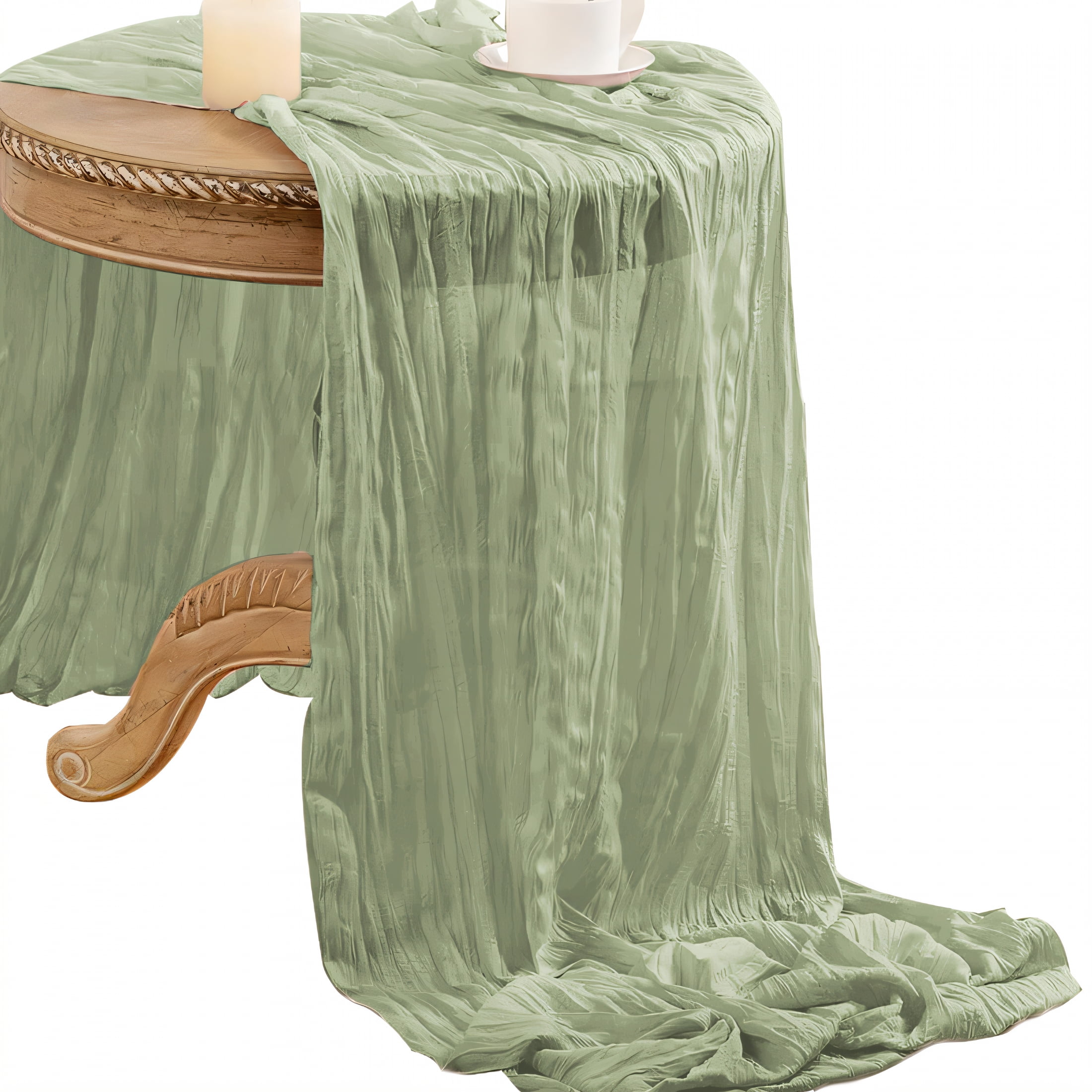 AUQ Summer Table Runner,Polyester Cloth Summer Table Runner,Light Mesh ...