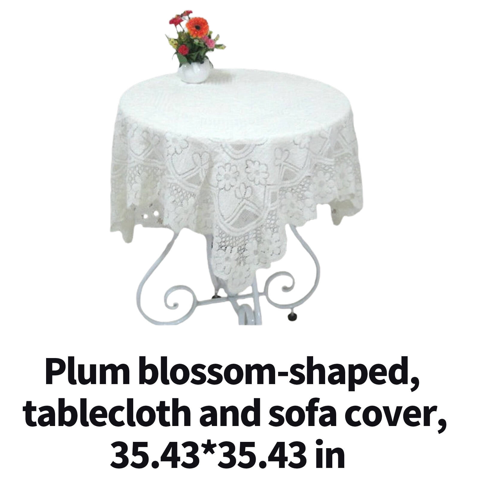 AUQ Table Cloth Elegant Lace Tablecloth for Dining Table,Breathable ...