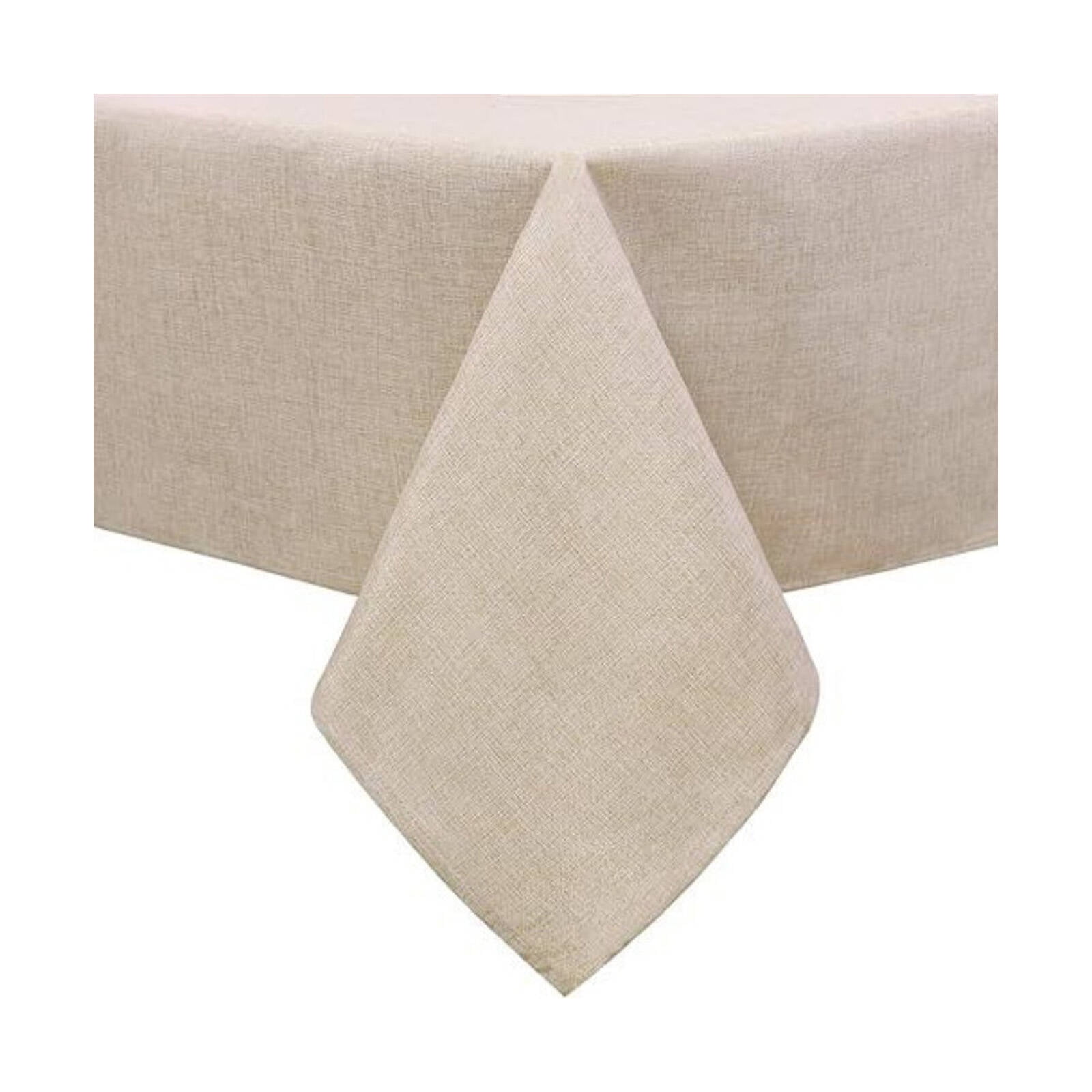 AUQ Table Cloth Modern Linen Table Cover,Solid Color Tablecloth for ...