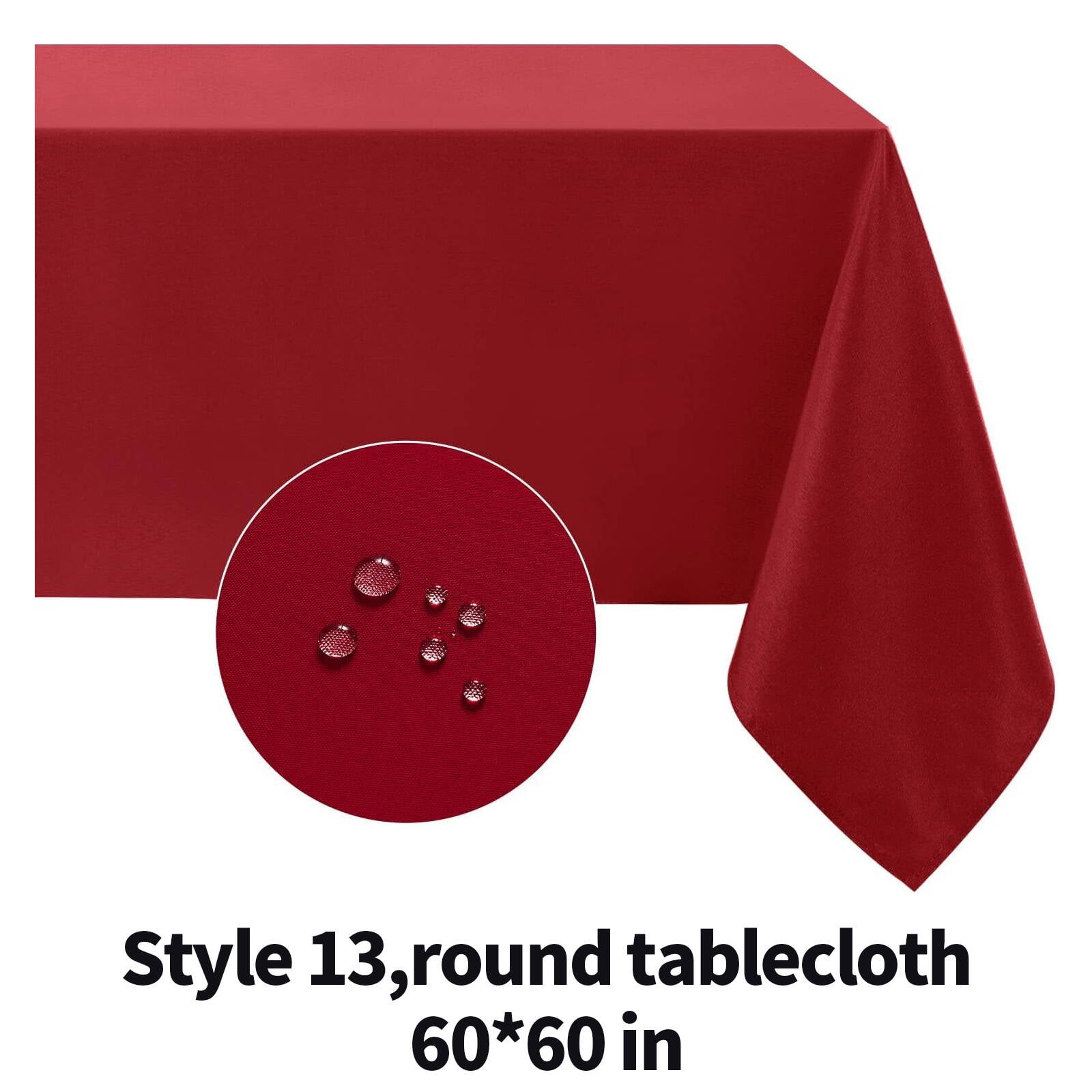 AUQ Table Cloth Modern Protective Table Cloth Rectangle Table ...