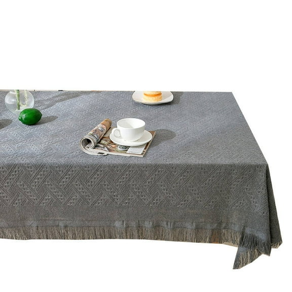 Enova Home High Quality Tablecloth, Rectangle Linen Cotton and ...