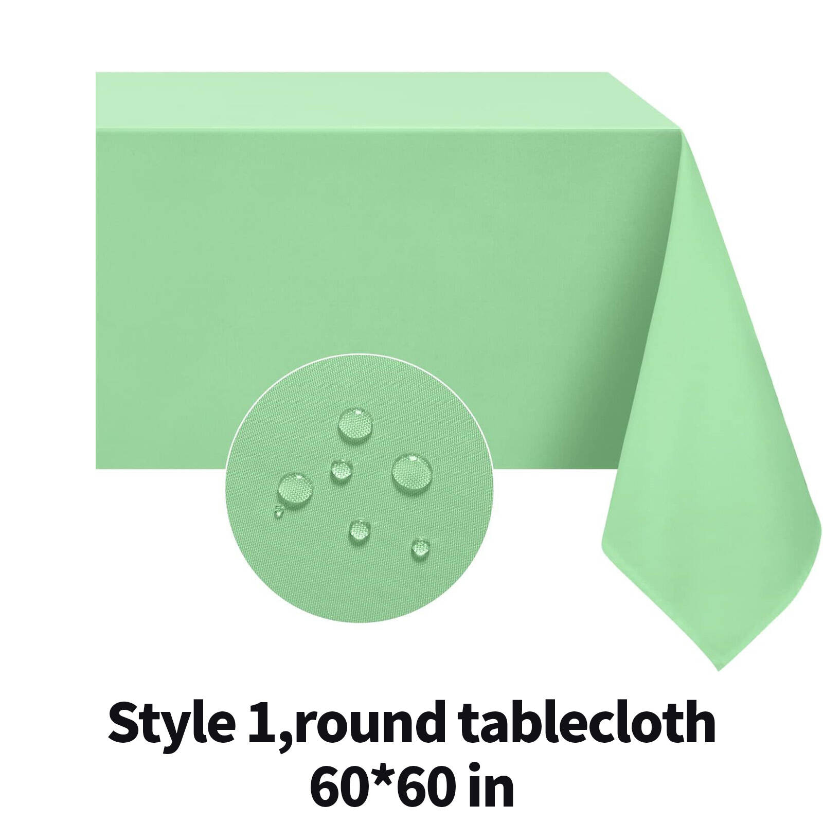 AUQ Table Cloth Simple Design Table Cloth Rectangle Table,Non-Slip ...