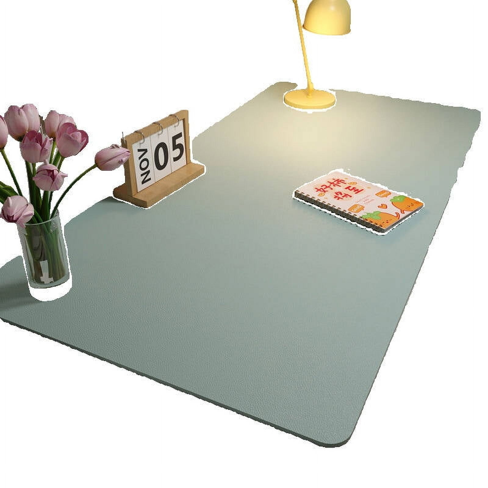 AUQ Table Cloth Waterproof Rectangular Tablecloth,Non-Slip Desk Pad ...