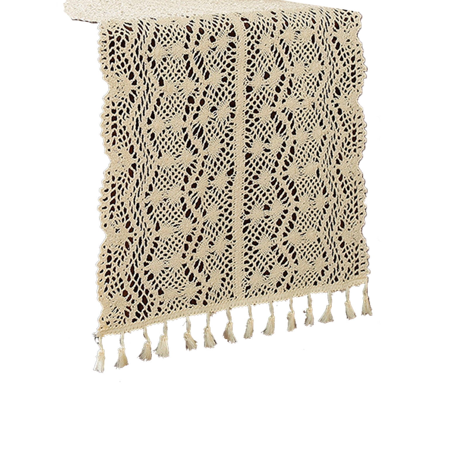 AUQ Table Runner,Artisan Woven Craft Table Cloth,Unique Texture ...