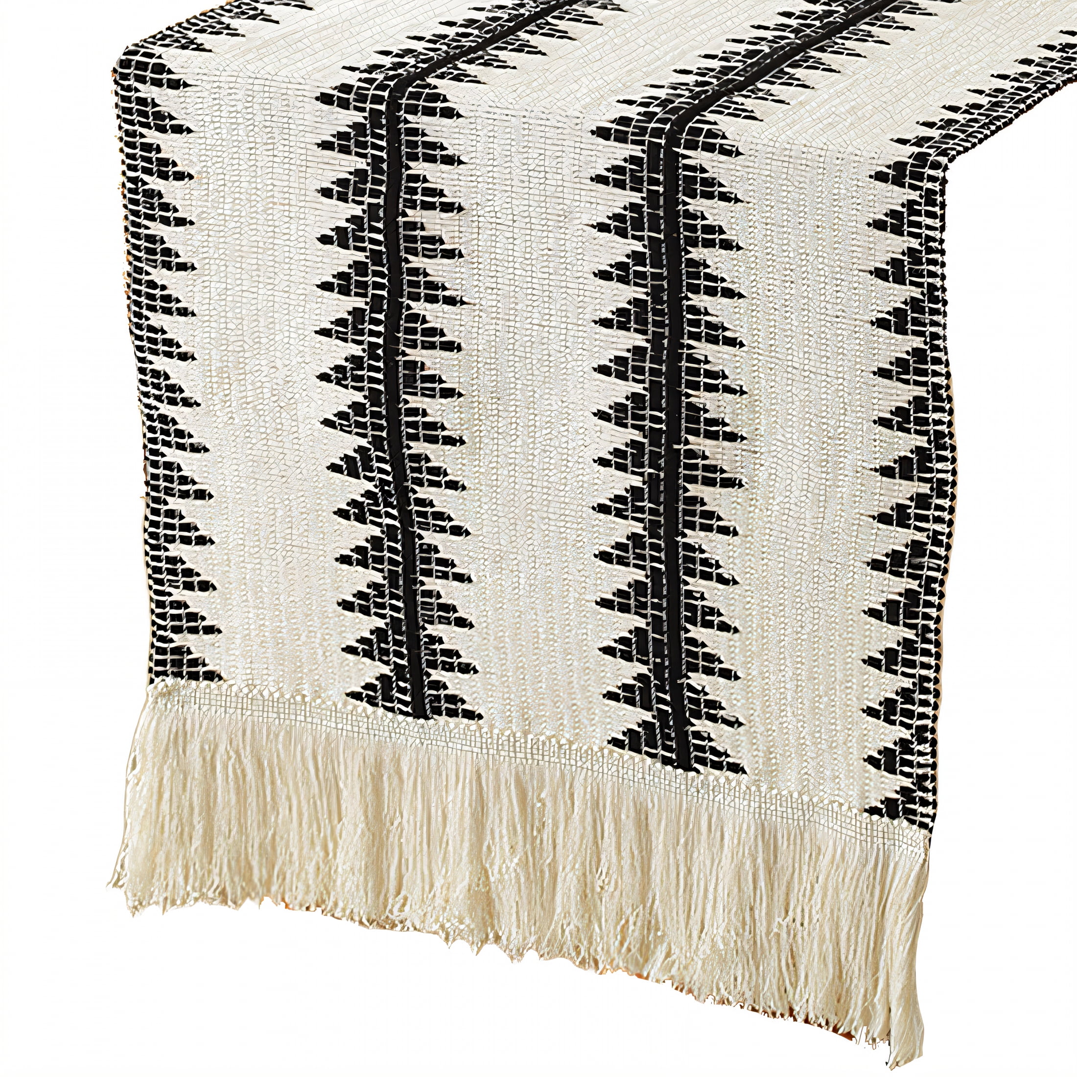 AUQ Table Runner,Breathable Linen Blend Farmhouse Table Runner,Trimmed ...