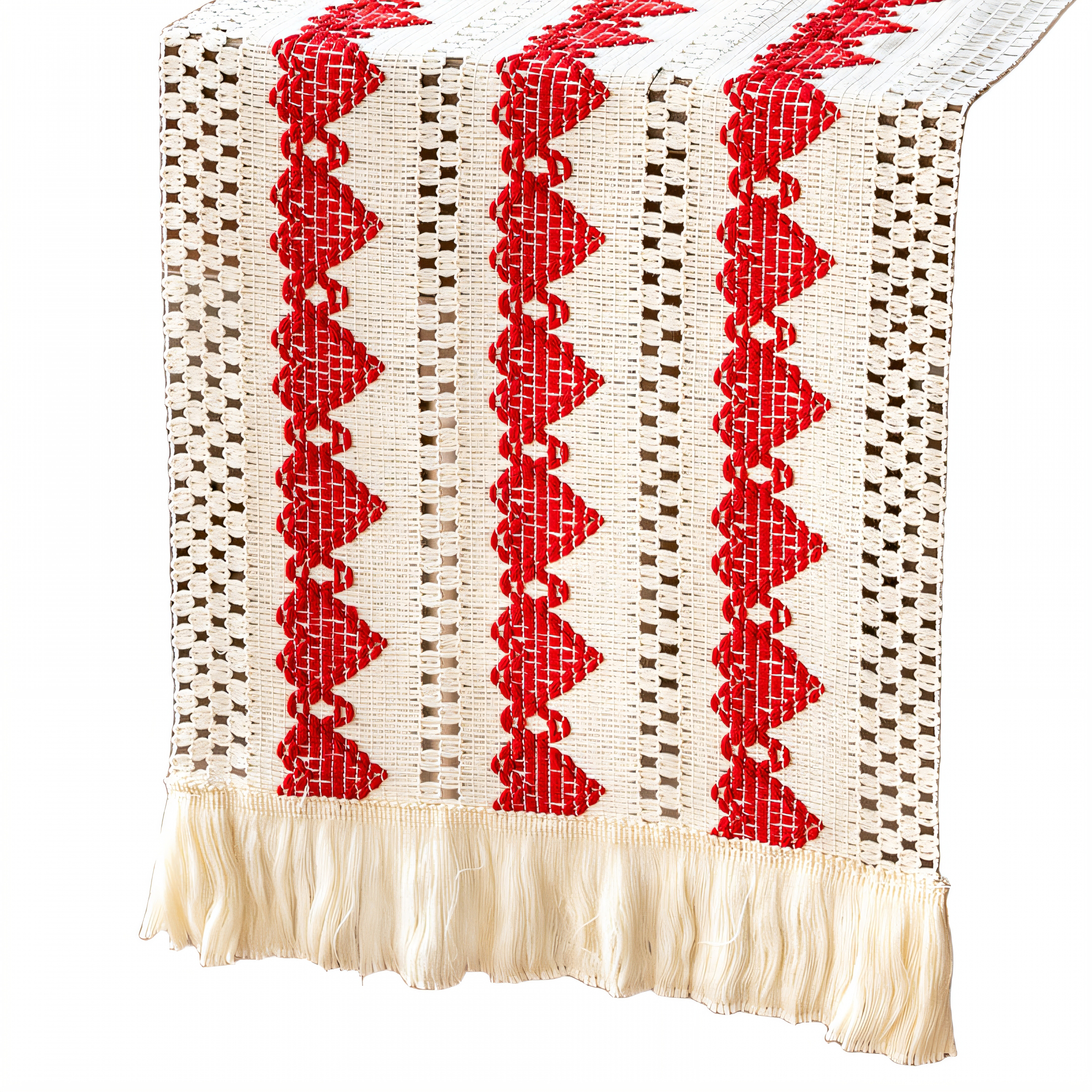 AUQ Table Runner,Defined Edge Form Dining Room Table Decor,Woven Cotton ...
