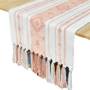 QUTETN Handmade Hemstitch Gray Dining Table Runner Or Dresser Scarf ...