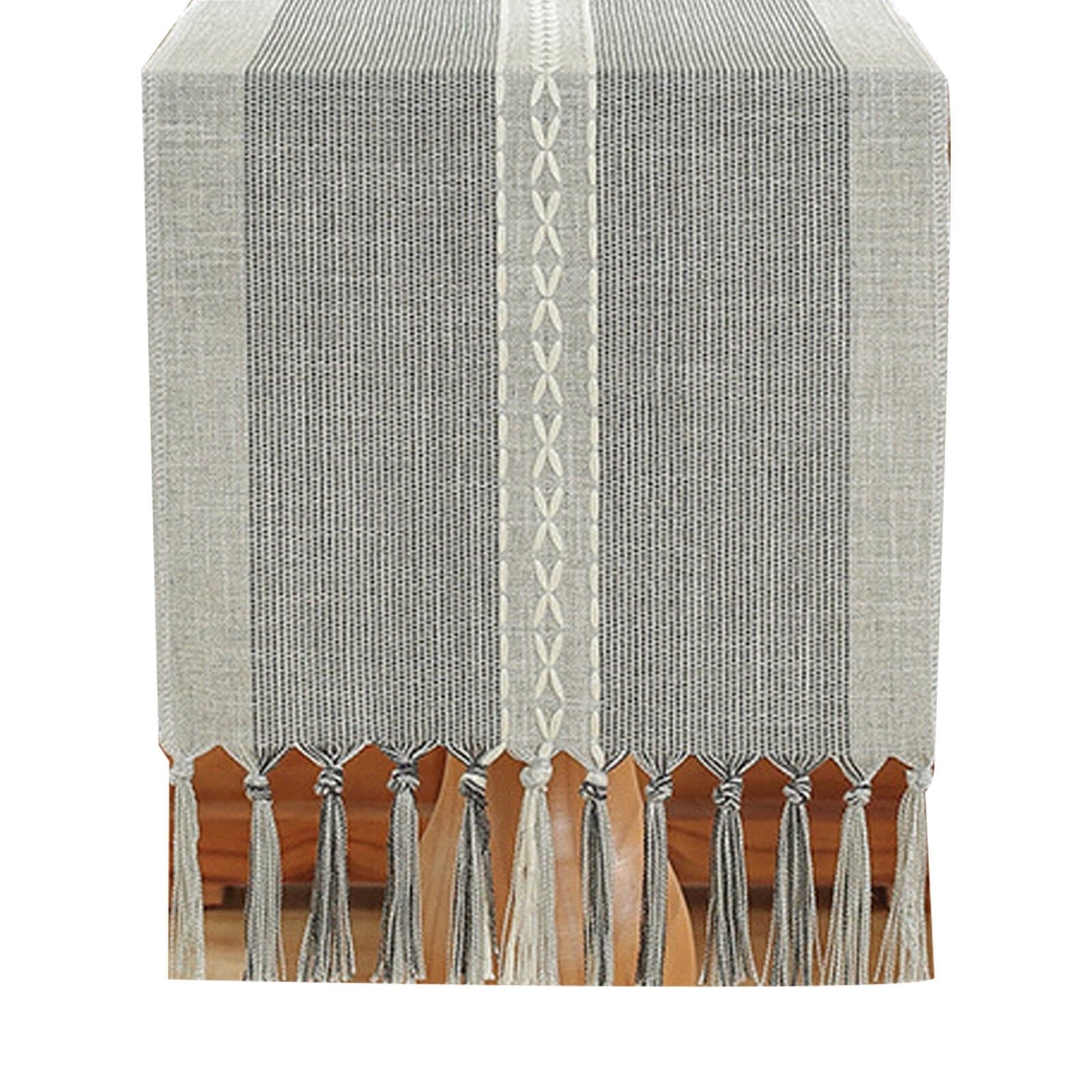 AUQ Table Runner,Handcrafted Jacquard Design Table Cover,Minimalist and ...