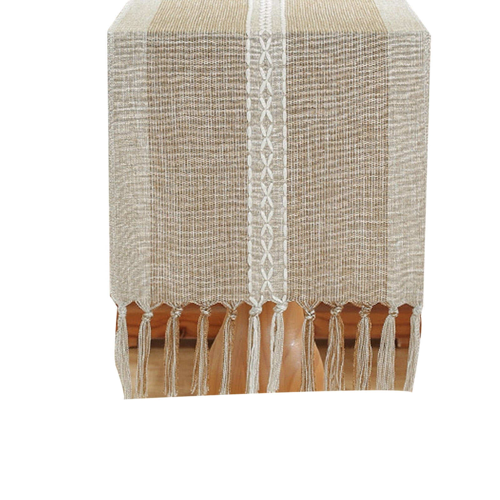 AUQ Table Runner,Handcrafted Jacquard Design Table Cover,Minimalist and ...