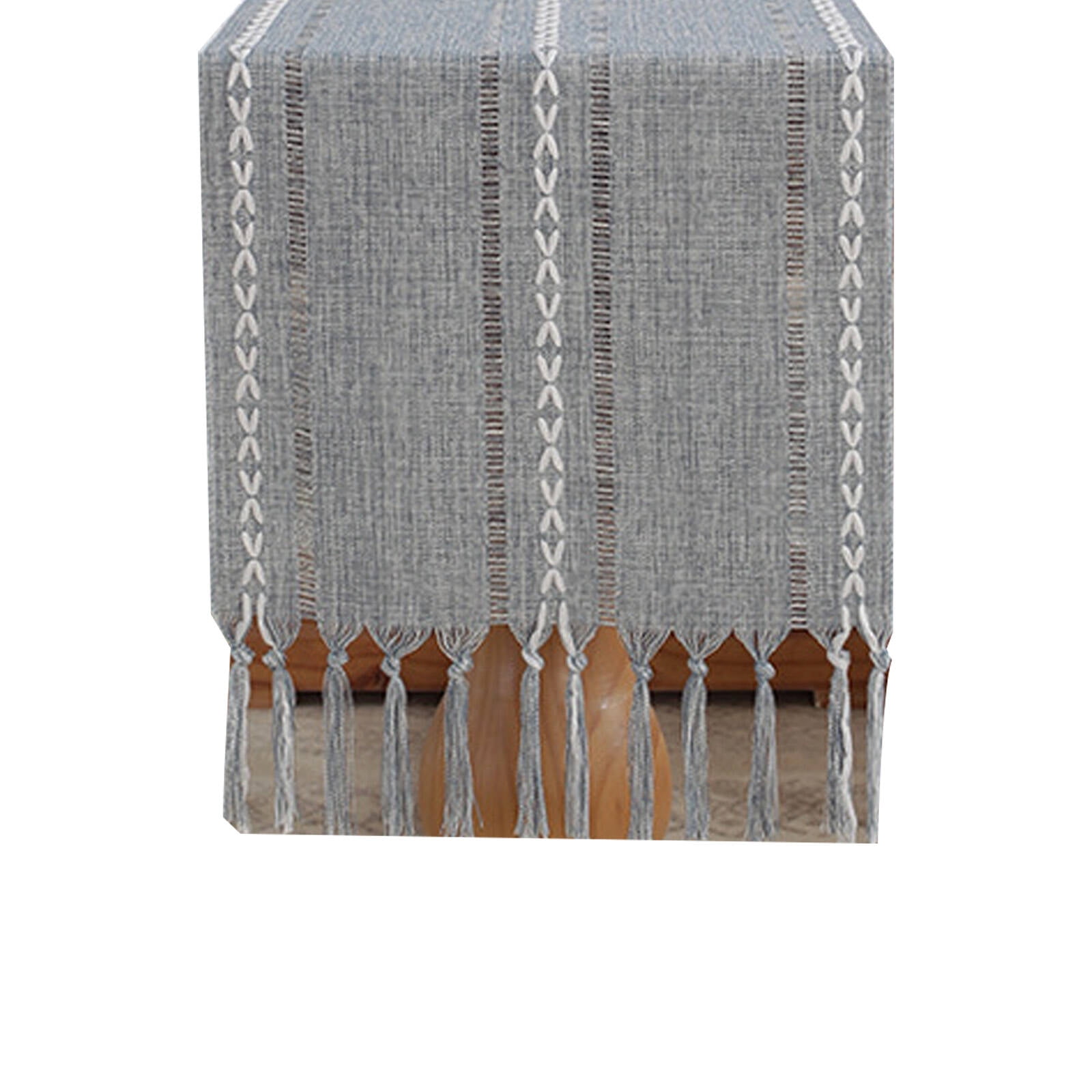 AUQ Table Runner,Minimalistic Rustic Style Table Runners,Elegant Tassel ...