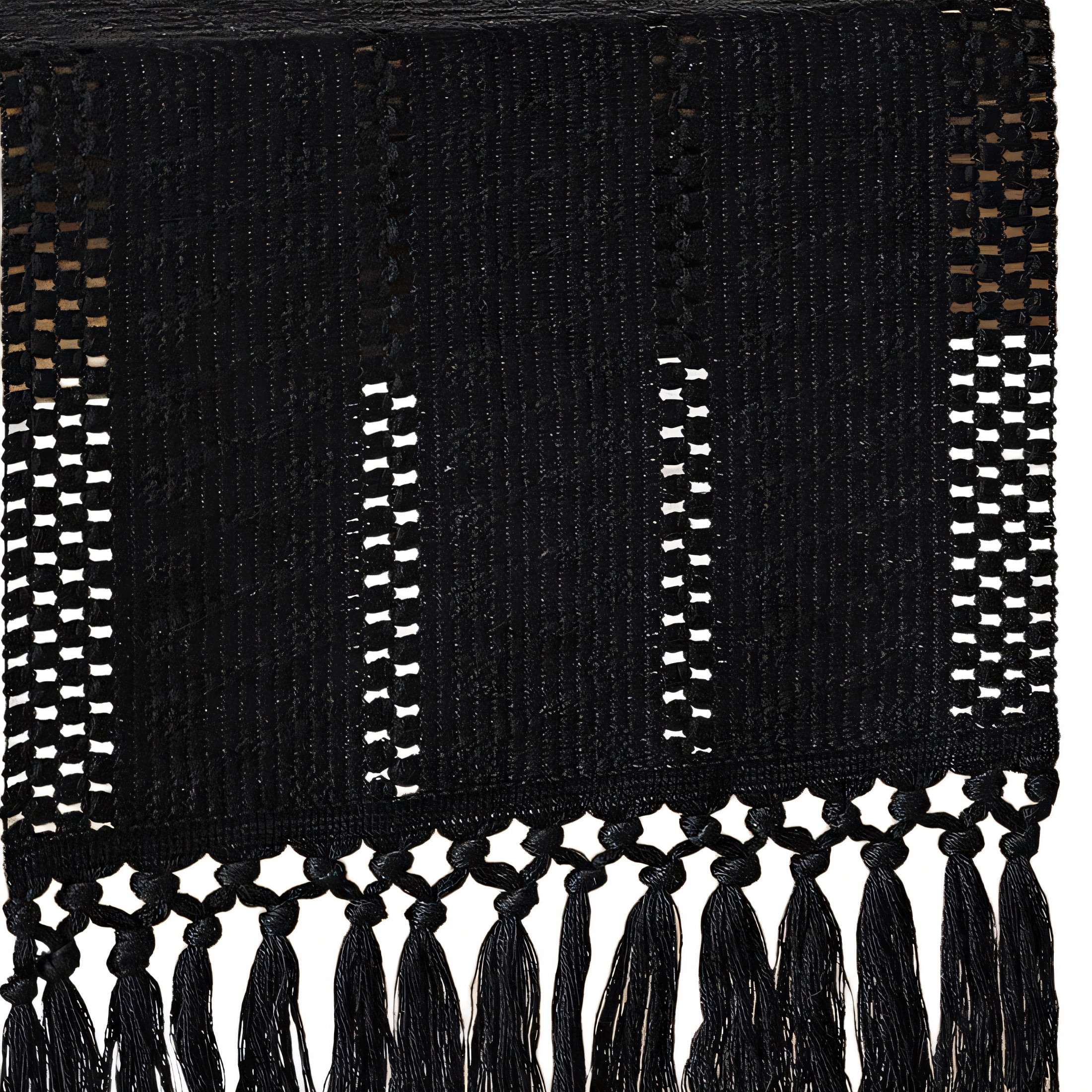 AUQ Table Runner,Tassel Knot Design Farmhouse Table Decor,Polyester ...