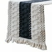 Fruitful Embroidered Oatmeal Dining Table Linens Table Runner 14 x 72 ...