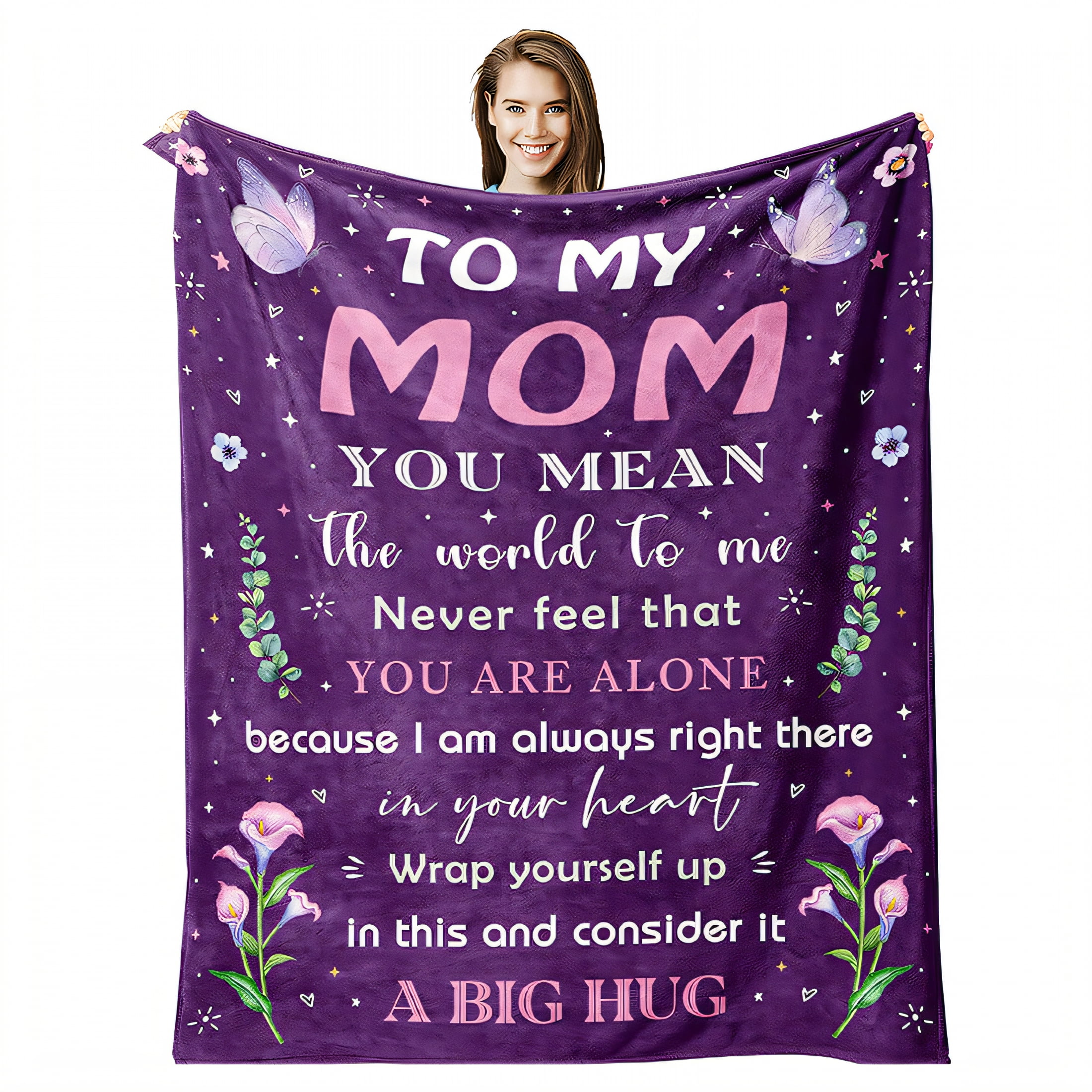 AUQ Throw Blanket,Cozy Touch Surface Throw Blankets,Simple Relax Wrap ...