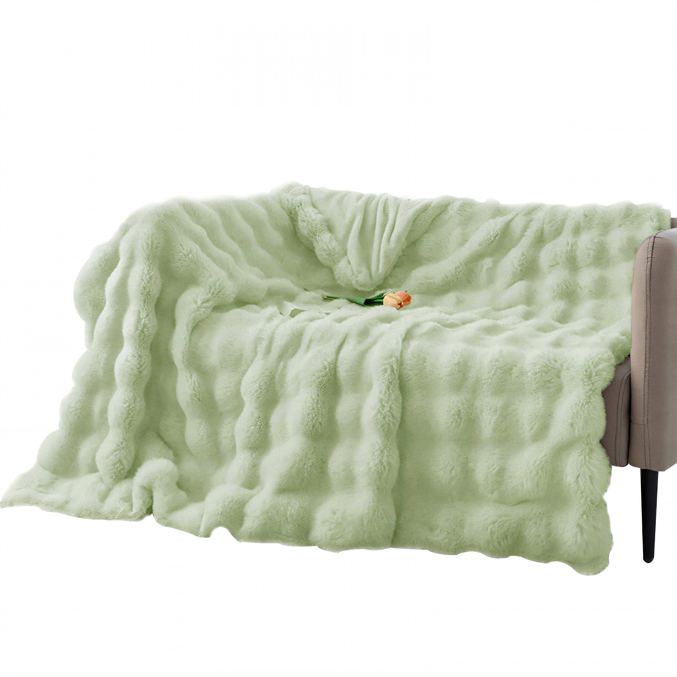 AUQ Throw Blanket,Easy Washable Fabric Bed Blanket,Shape Retention ...