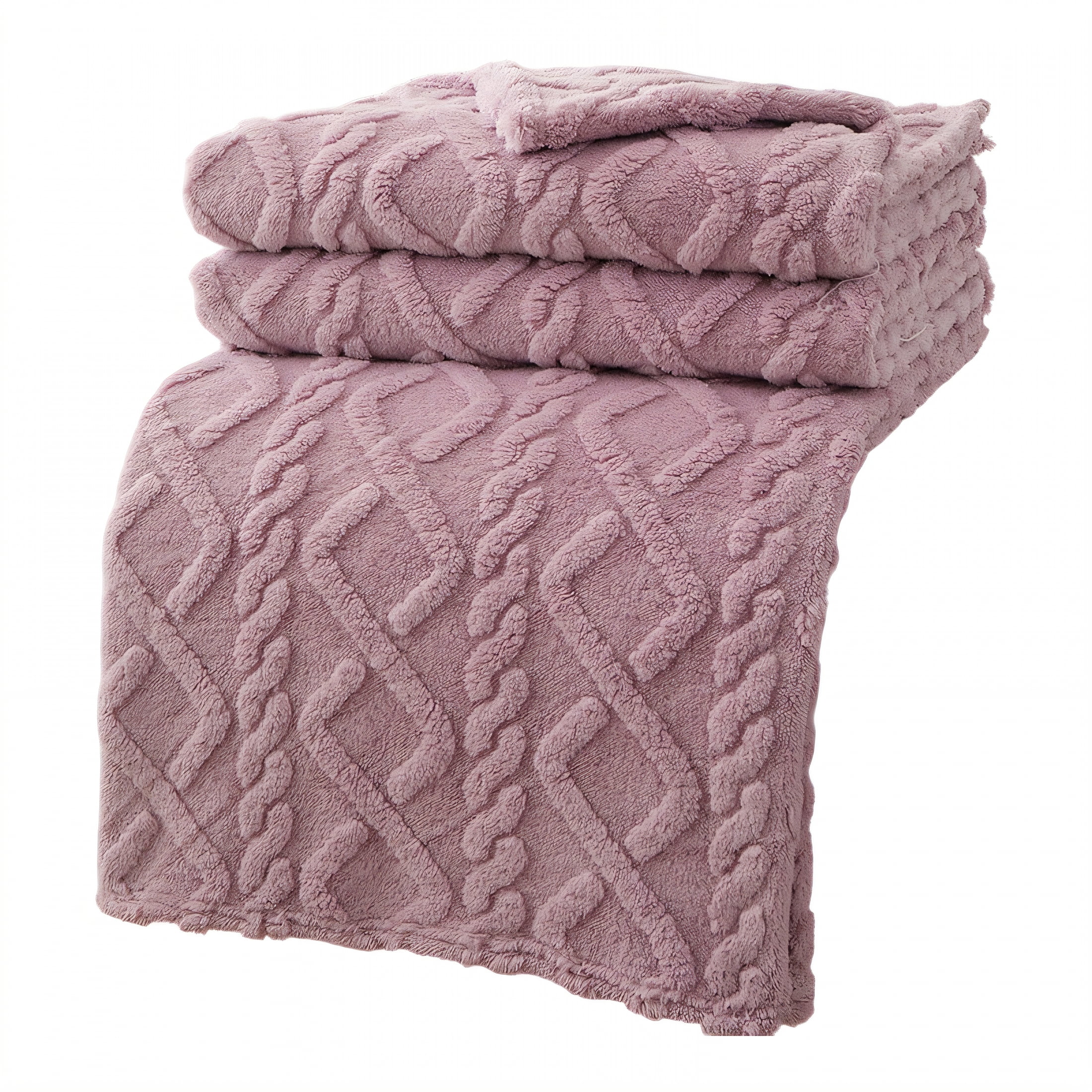 AUQ Throw Blanket,Elegant Lounge Wrap Bed Throw Blanket,Warming Plush ...