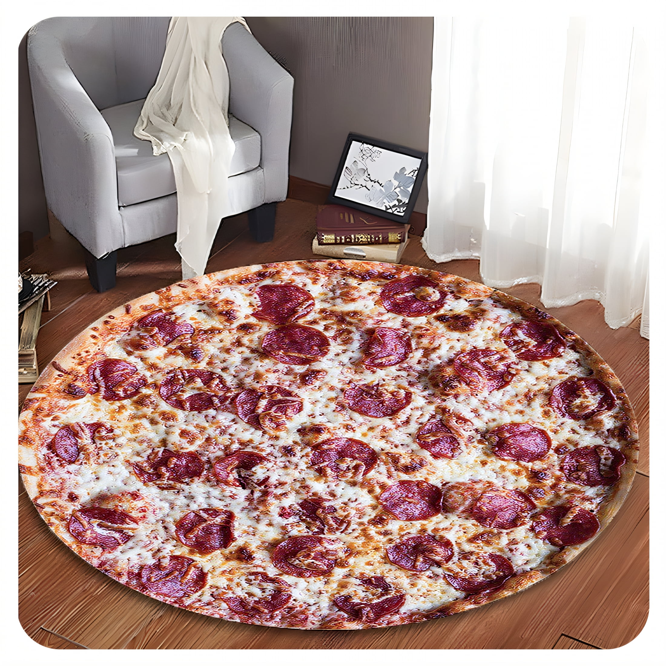 AUQ Throw Blanket,Fluffy Blanket Wrap Bed Throw Blanket,Cozy Pizza ...