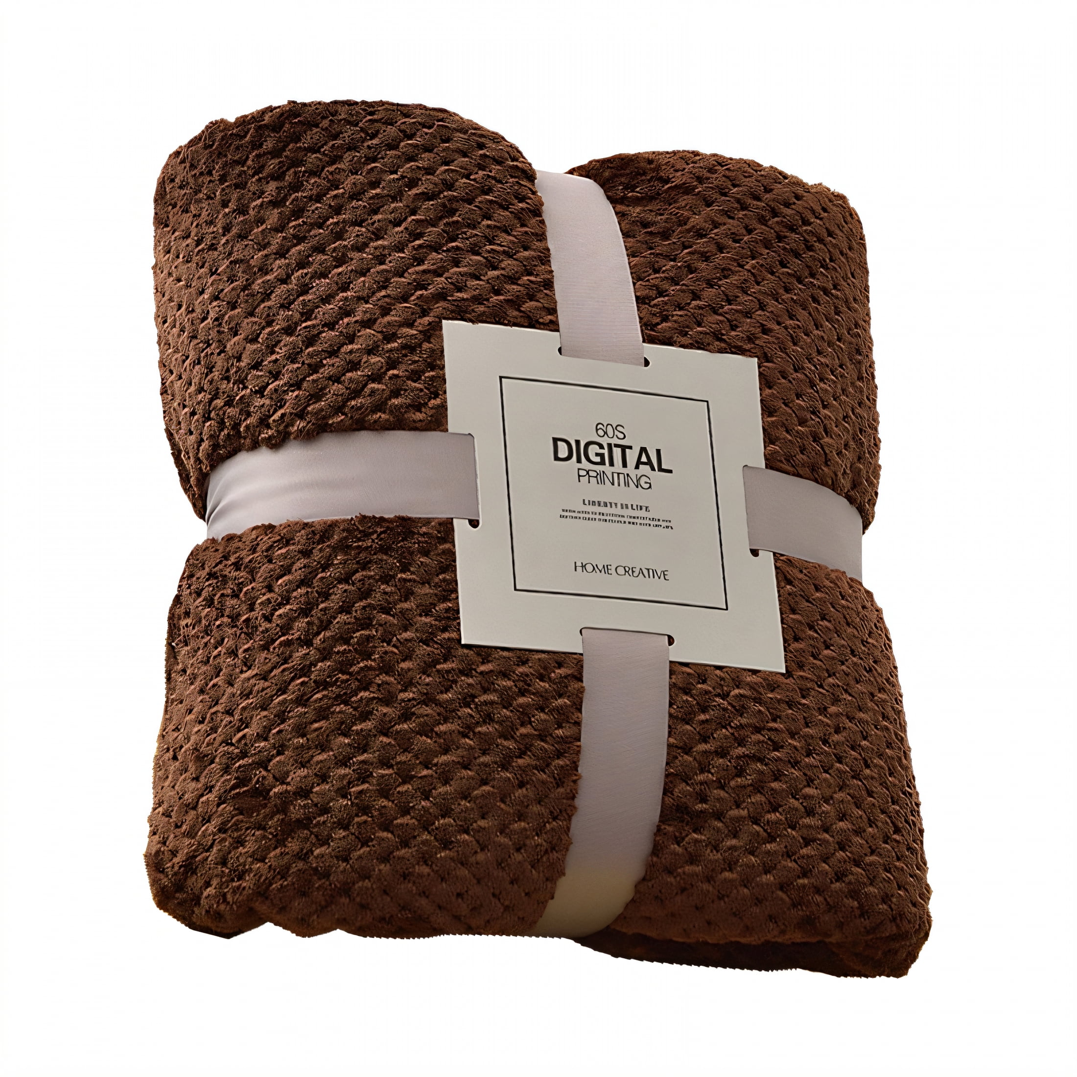 AUQ Throw Blanket,Precise Stitch Craft Bed Blankets,Long-Lasting ...