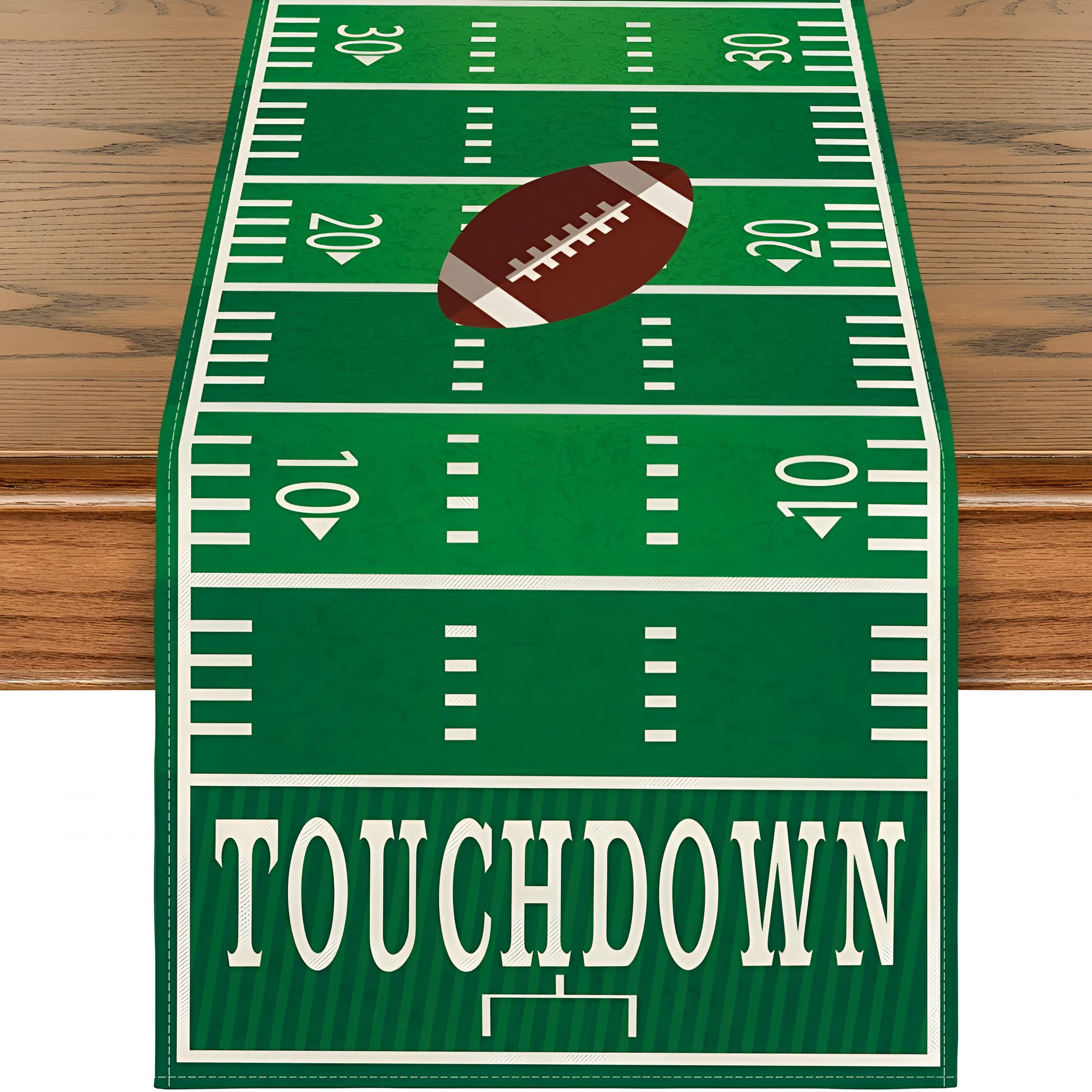 AUQ Touch Down American Football Court Table Runner,Rugby Boy Fall ...