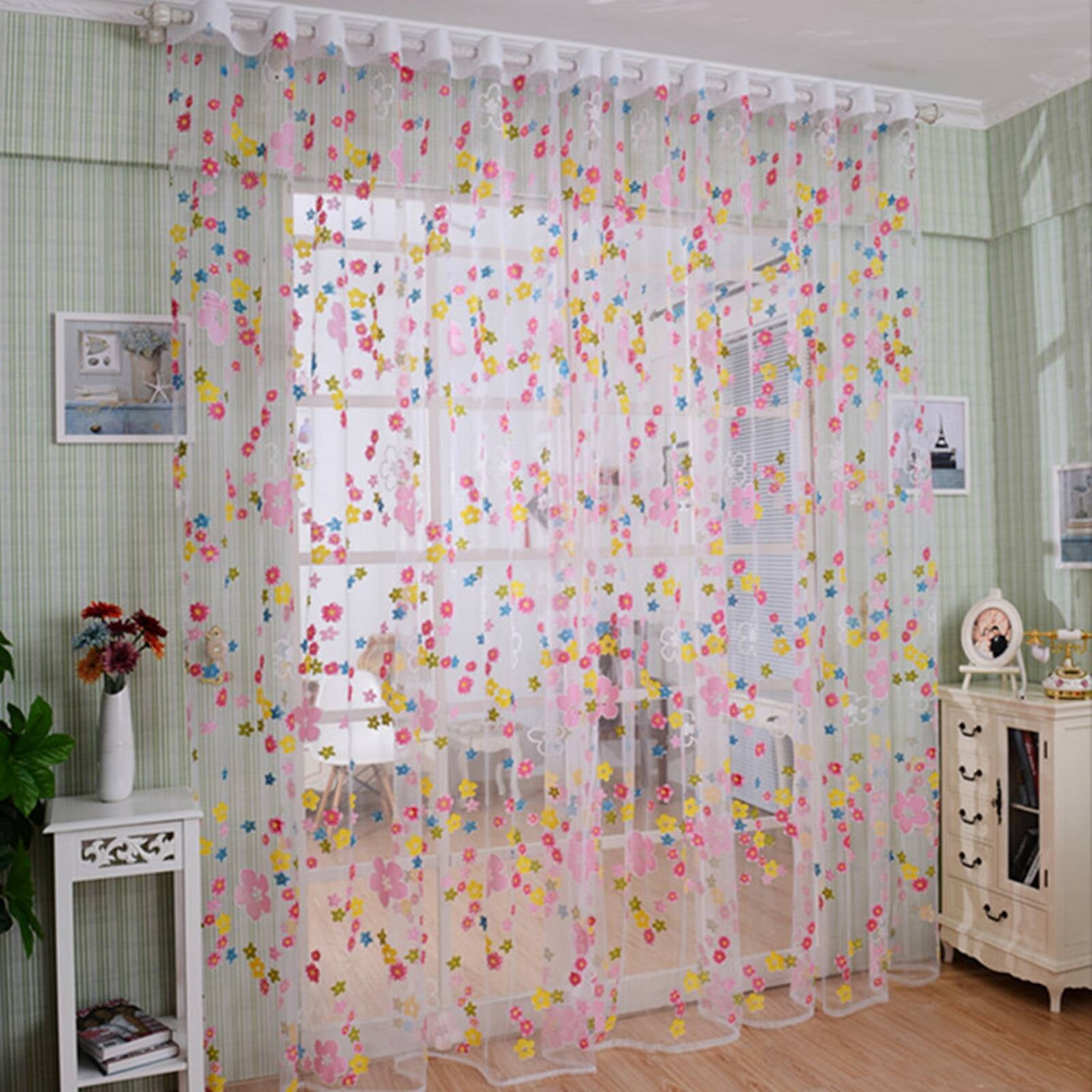 AUQ Voile Curtains,Balance Natural Light Net Curtain,Multifunctional ...