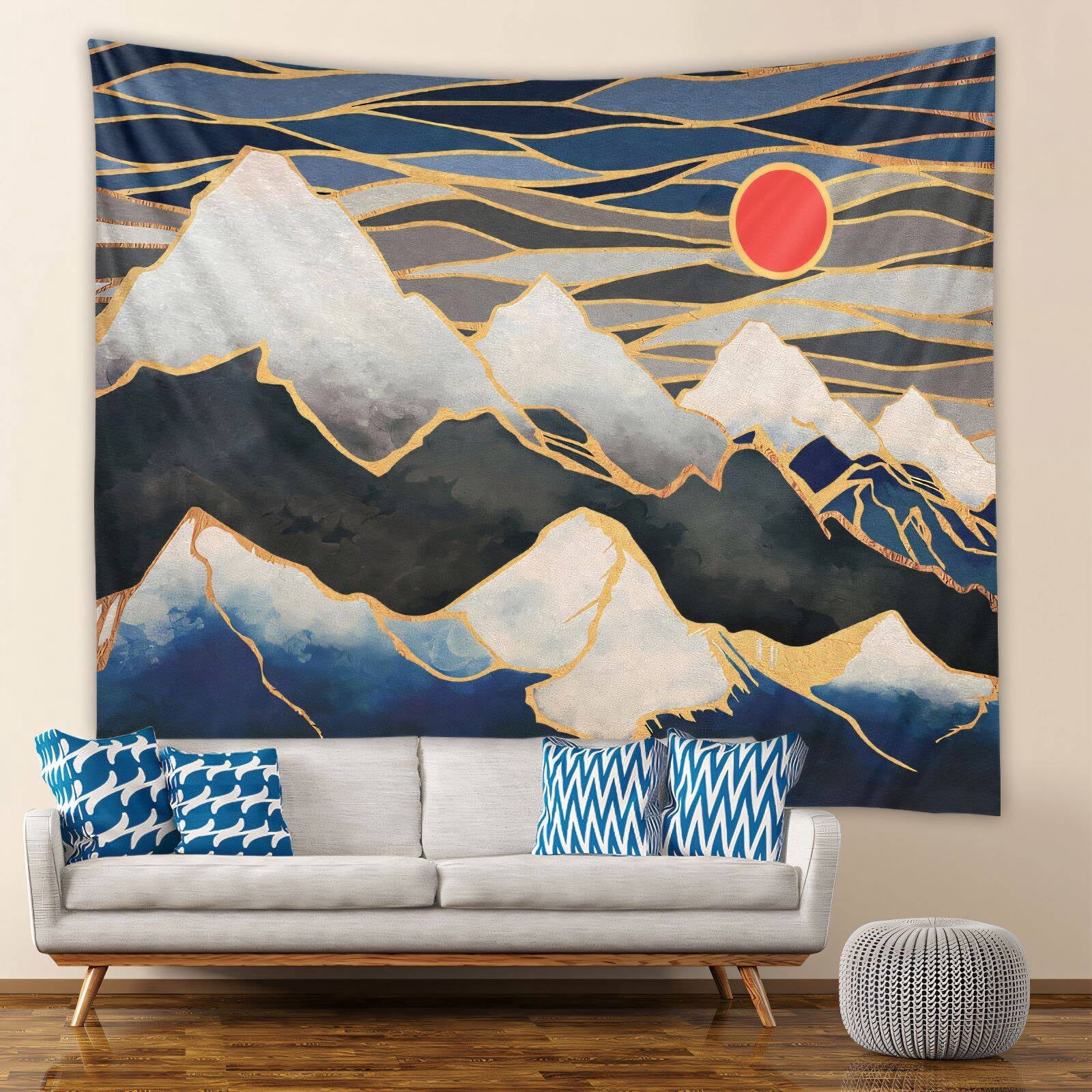 AUQ Wall Tapestry,Serene and Peaceful Ambiance Tapestry Wall Hanging ...