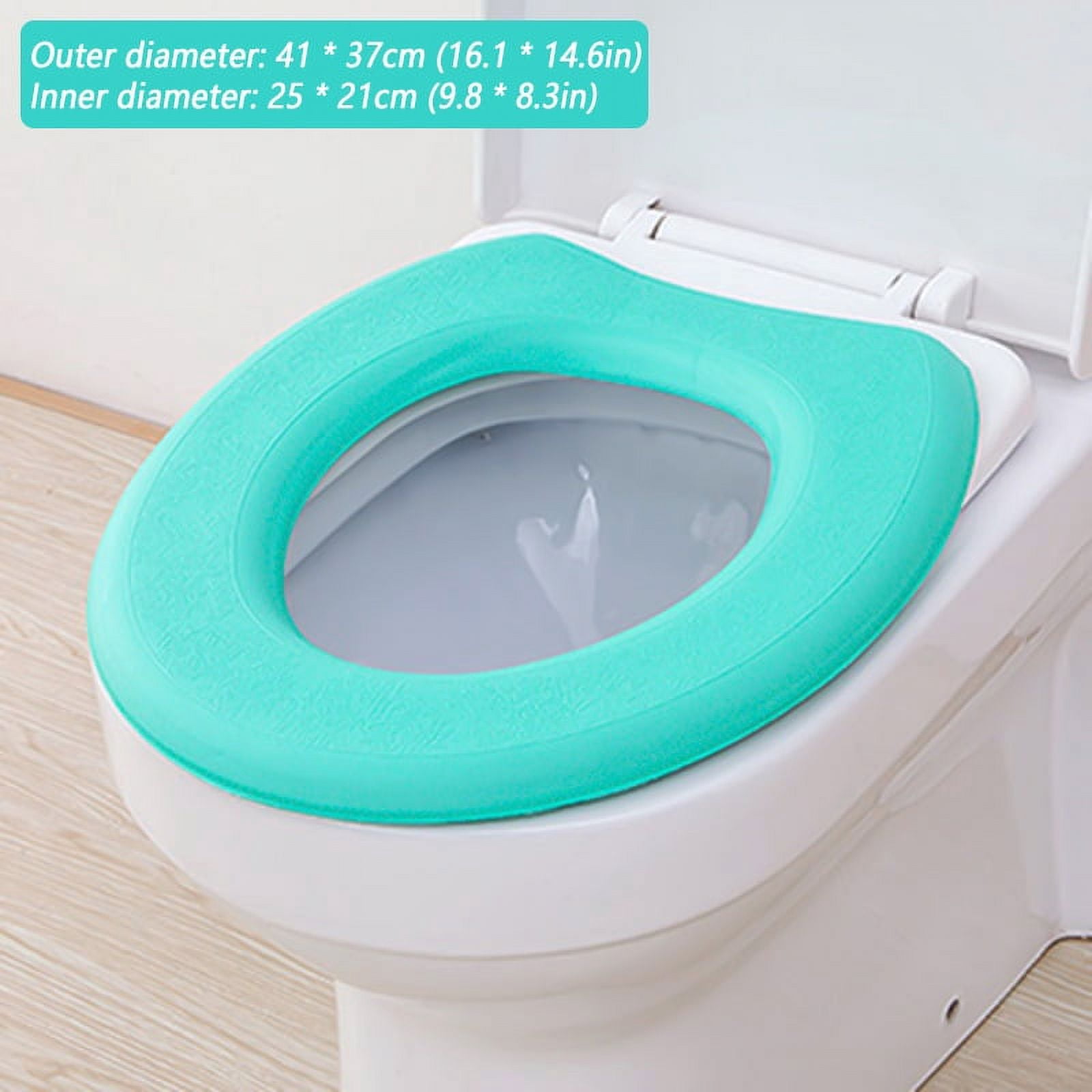 AUQ Waterproof Soft Durable Warm Toilet Lid Cover, Green - Walmart.com