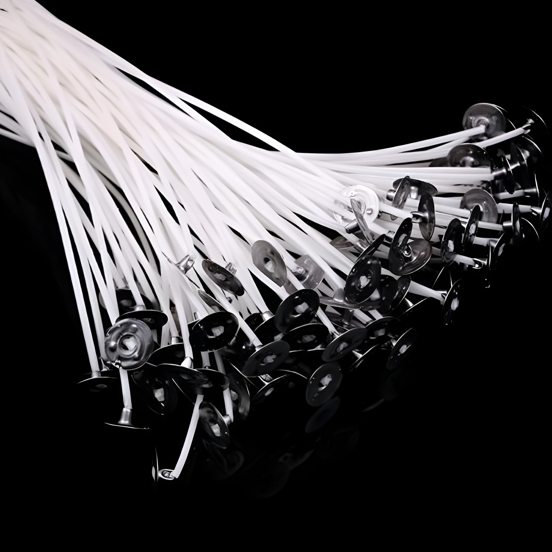 AUQ Wicks Pack for Making Candle With Sustainers Waxed Candle 100 12cm ...