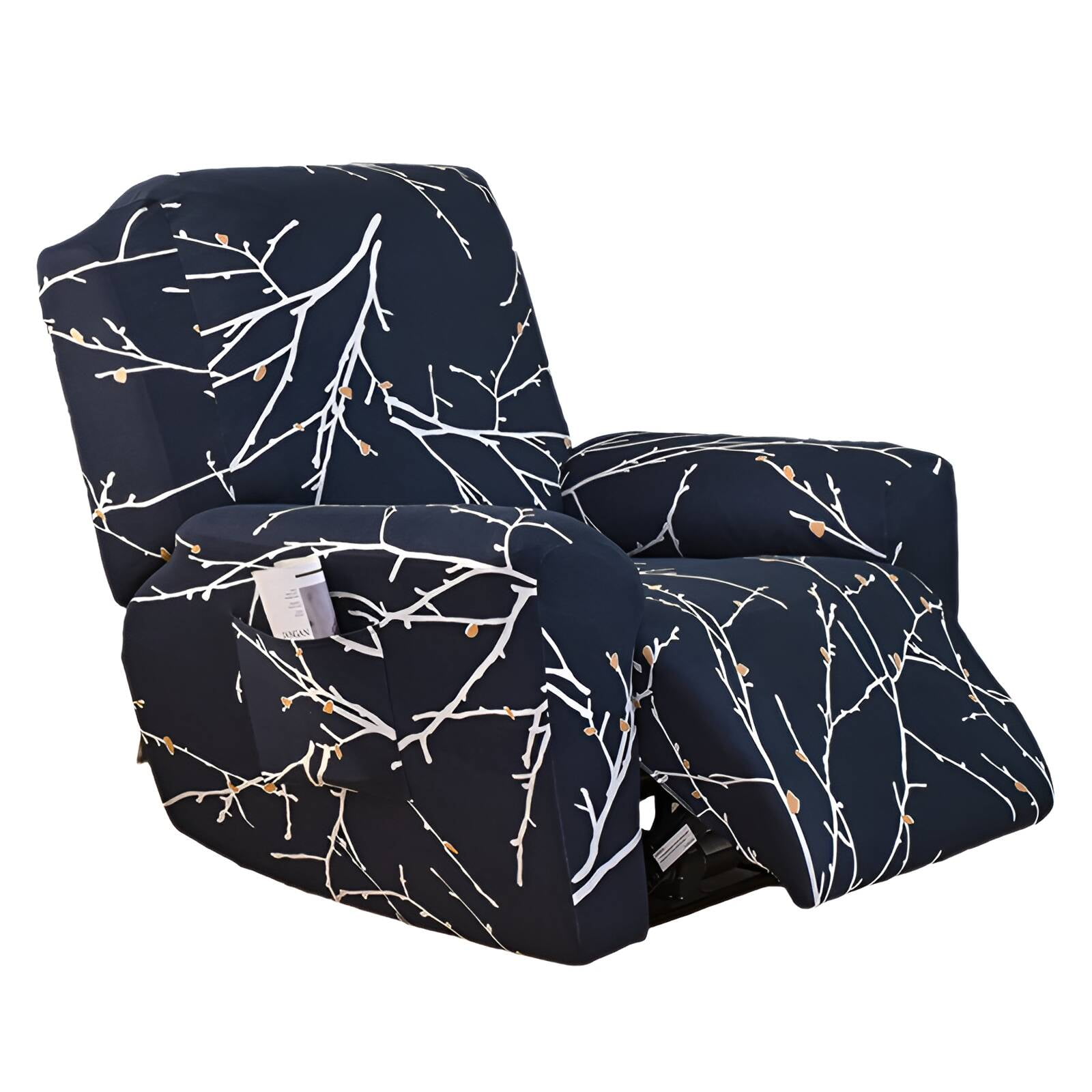 AUQ Wingback Chair Covers,Protects Sofas and Chairs From Stains and ...