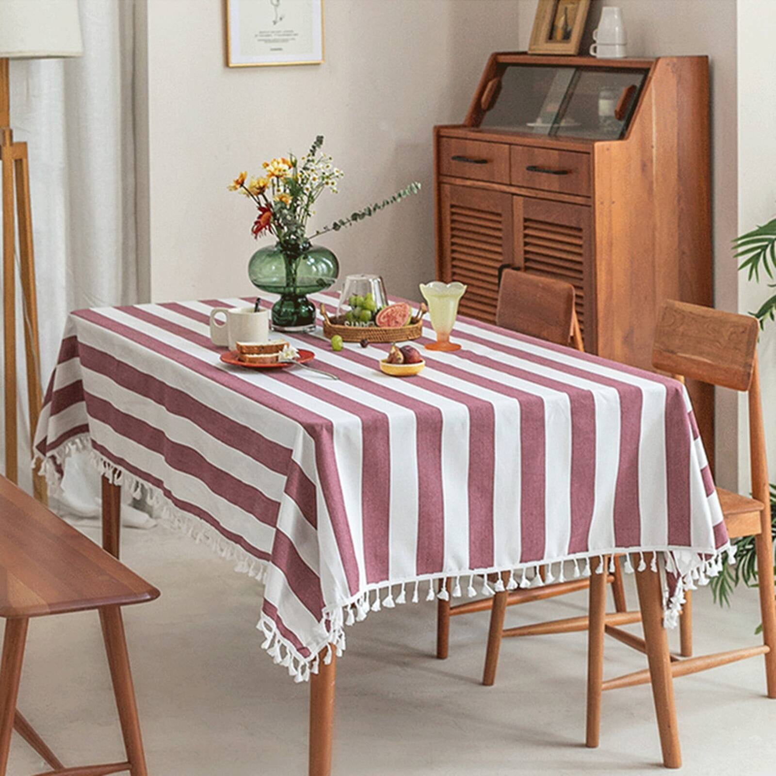 AUQ Wipeable Tablecloths,Easy Clean No Fading Table Cloth,Refined Decor ...