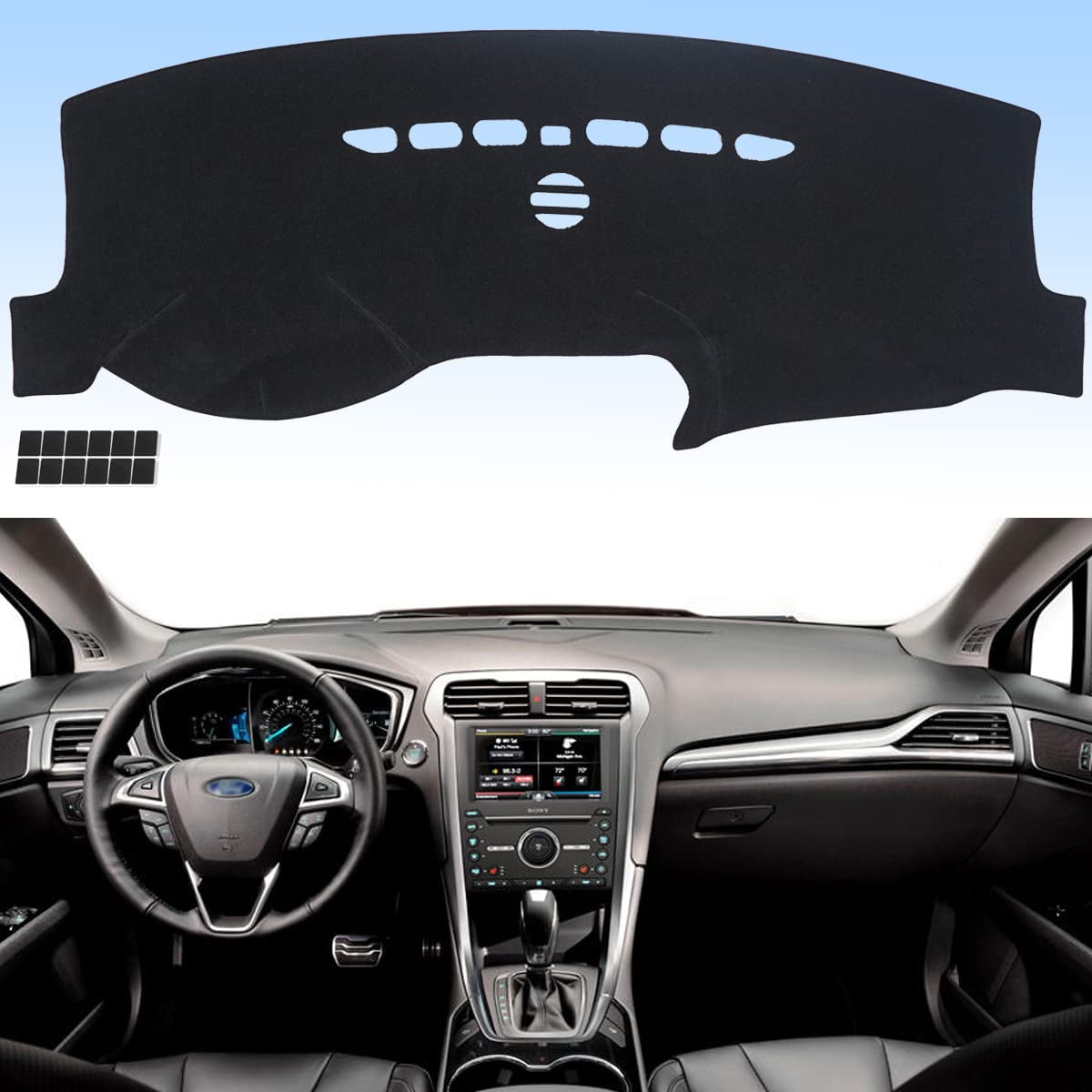 AUQDD Dashboard Cover Flannel Dash Mat AIS1 Custom Compatible with 2013 ...