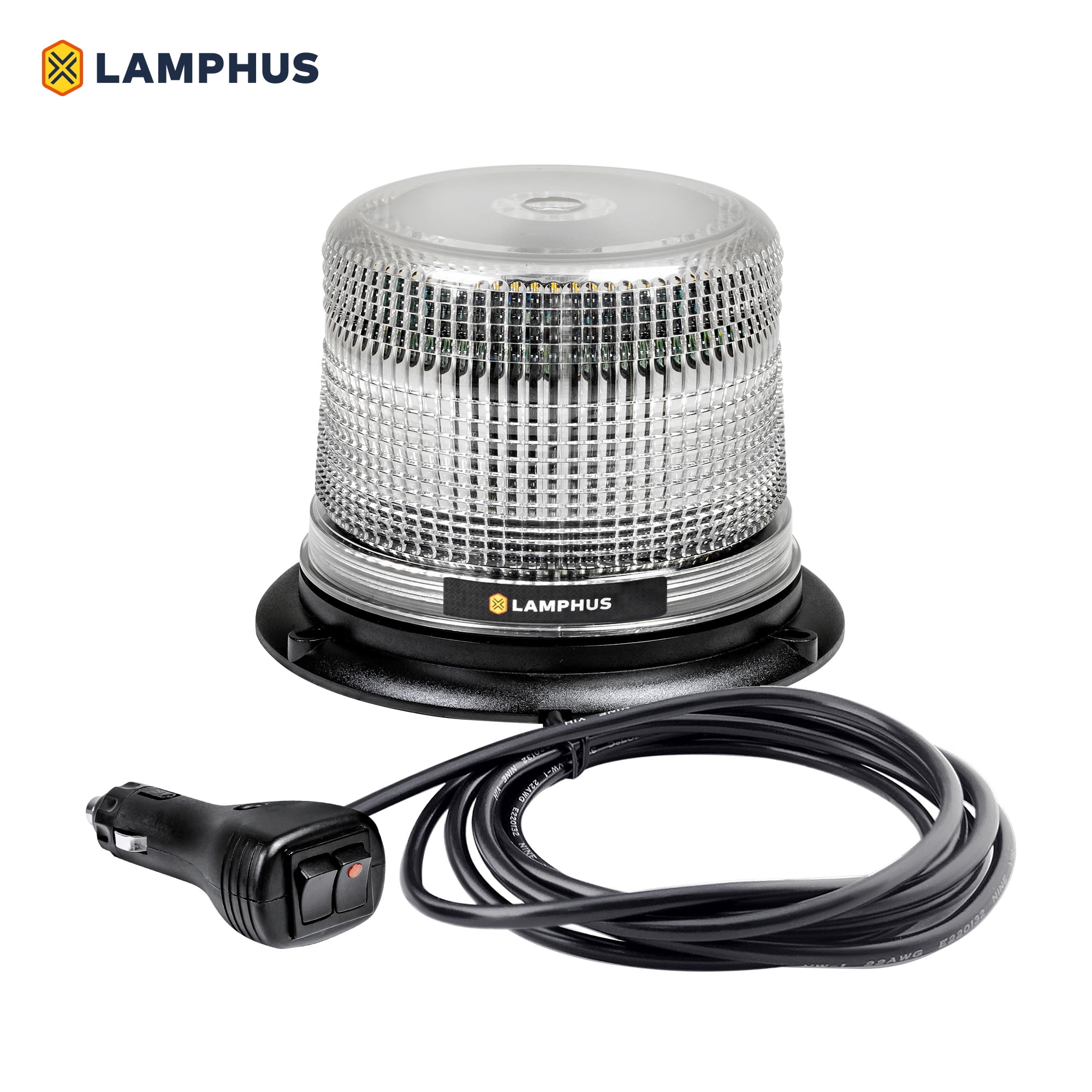 AURA 5" 12W LED Beacon Warning Strobe Light [SAE Class 1] [38 Flash ...