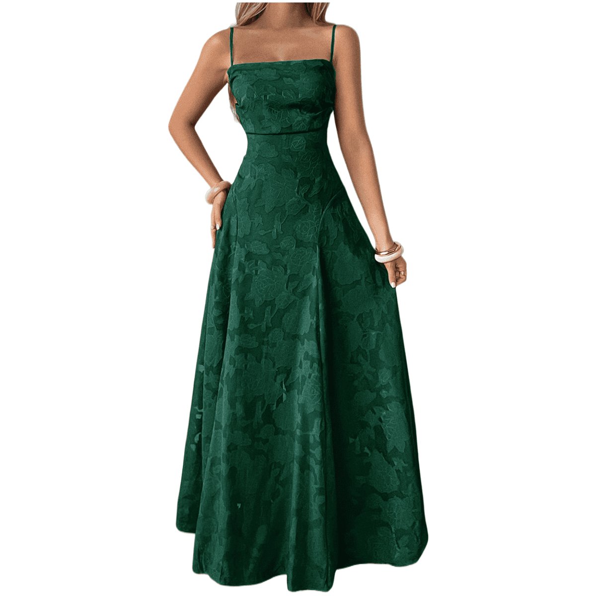 AURA Womens Elegant Sleeveless Maxi Dress A Line Casual Vacation Long ...