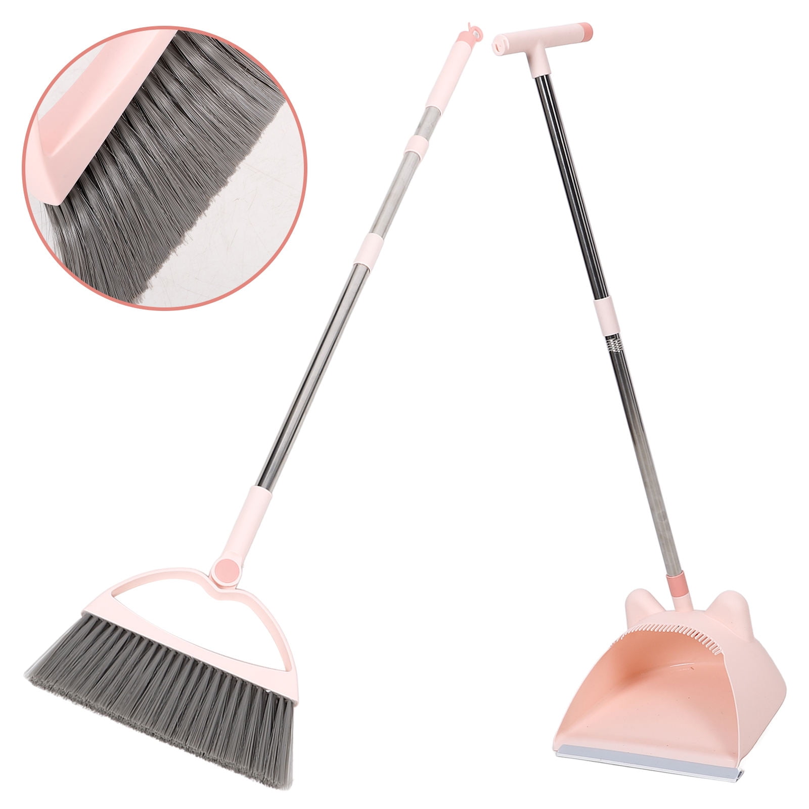 AURARMLET 1 Set Portable Broom Dustpan Set Broom Dustpan Assorted Color ...