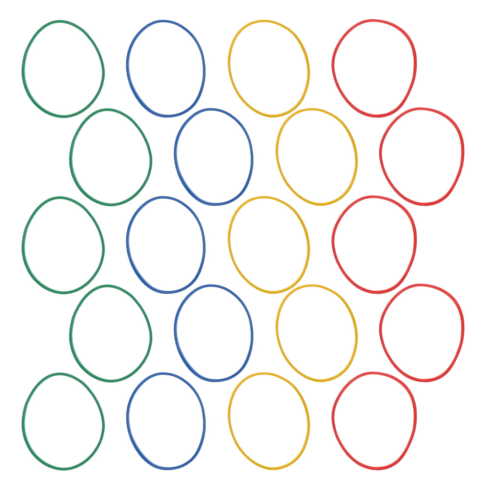 AURARMLET 1 Set Small Hair Elastics for Binding Assorted Color High ...