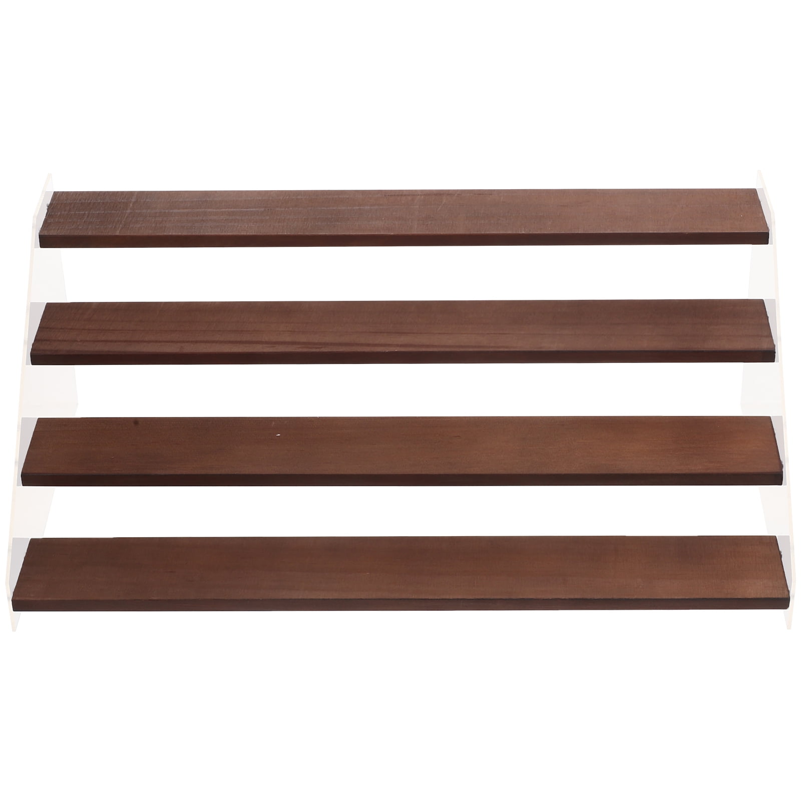 AURARMLET 1 Set Wood Display Riser For Figurine Display Shelf Simple ...