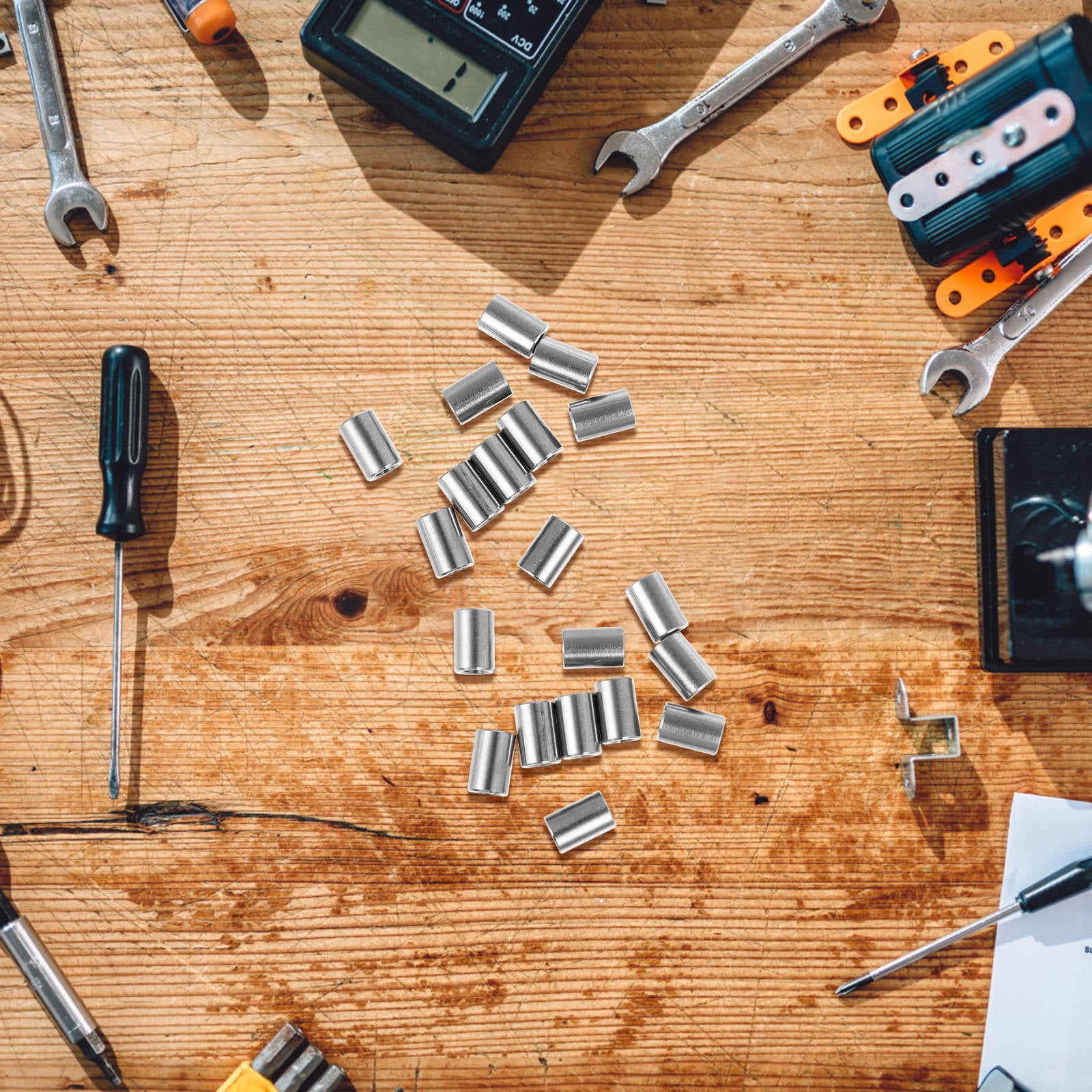 AURARMLET 10 Pcs Welding Rod Round Nuts Stainless Steel Fasteners for ...