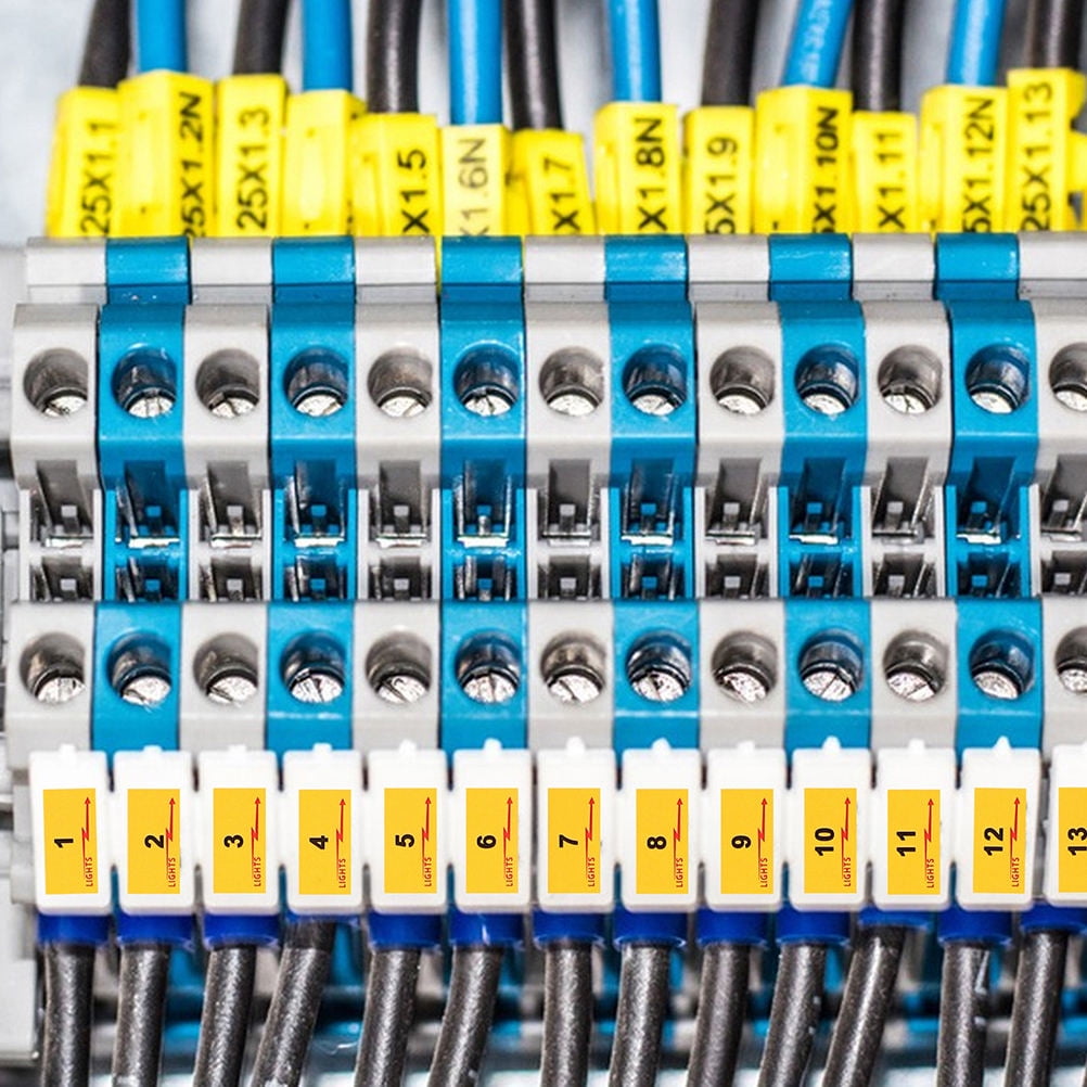 AURARMLET 10 Sheets Electrical Panel Management Adhesive Labels for ...