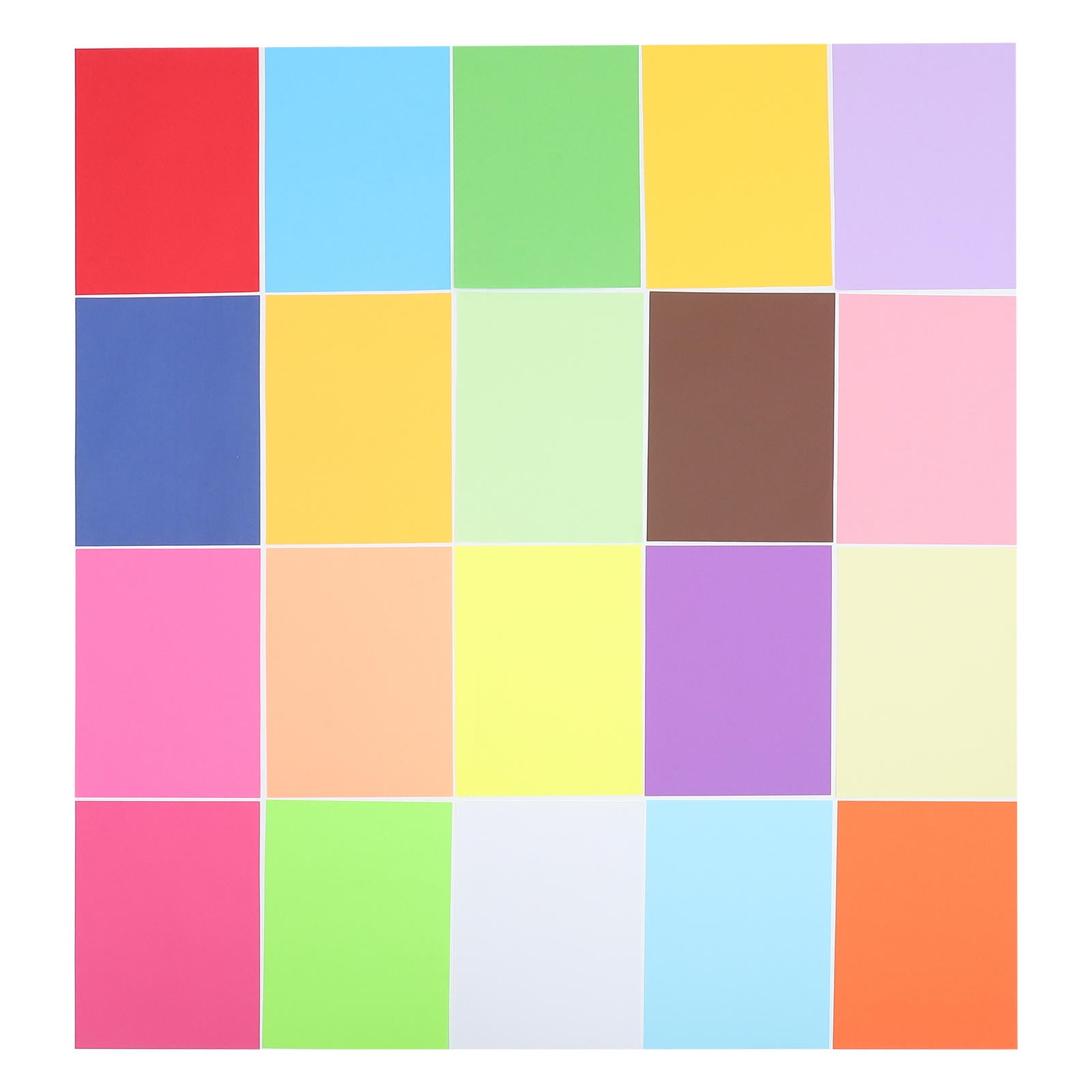 AURARMLET 100Pcs Diy Folding Paper Assorted Color for Training ...