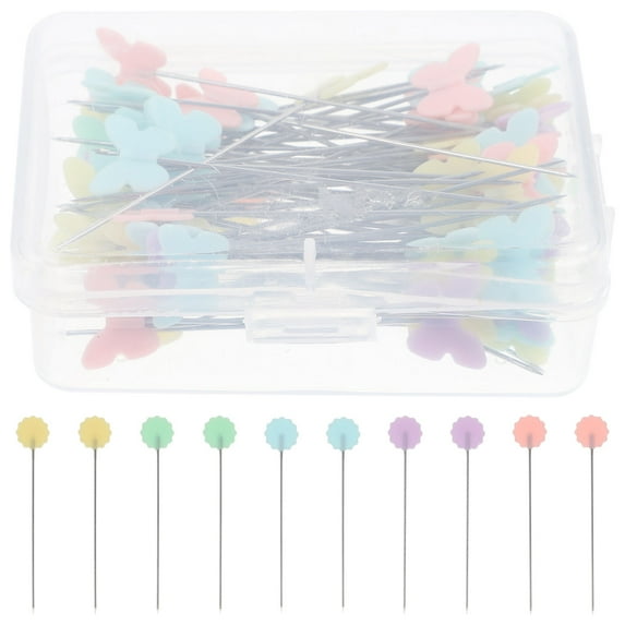 AURARMLET 100Pcs Sewing Positioning Needle Assorted Color for Quilting ...