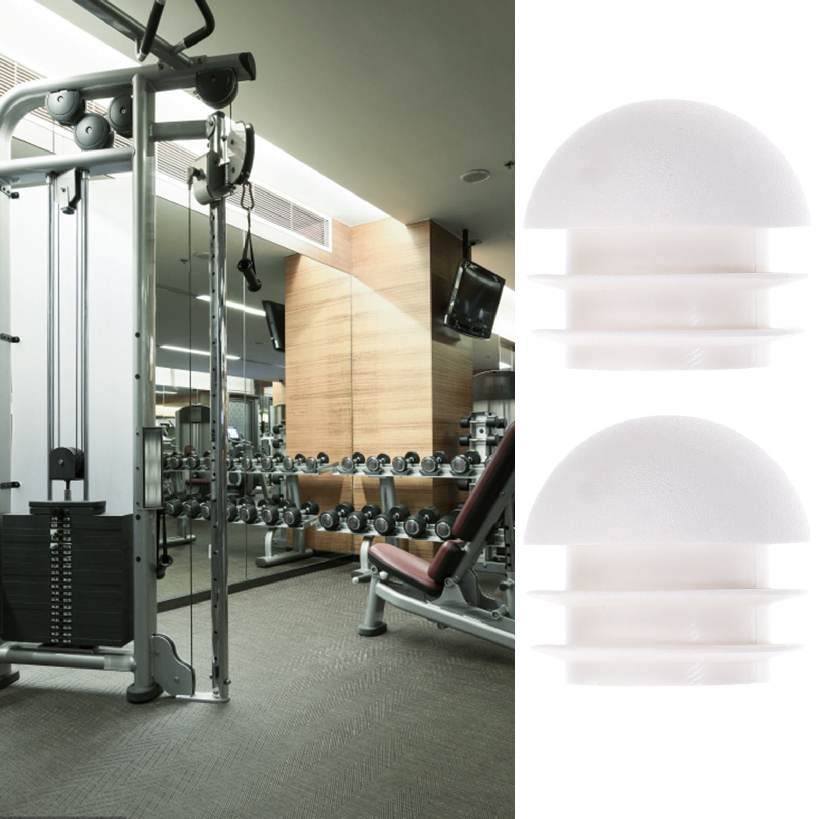 AURARMLET 100Pcs Stool Leg Caps for Furniture 0.98X0.98in - Walmart.com