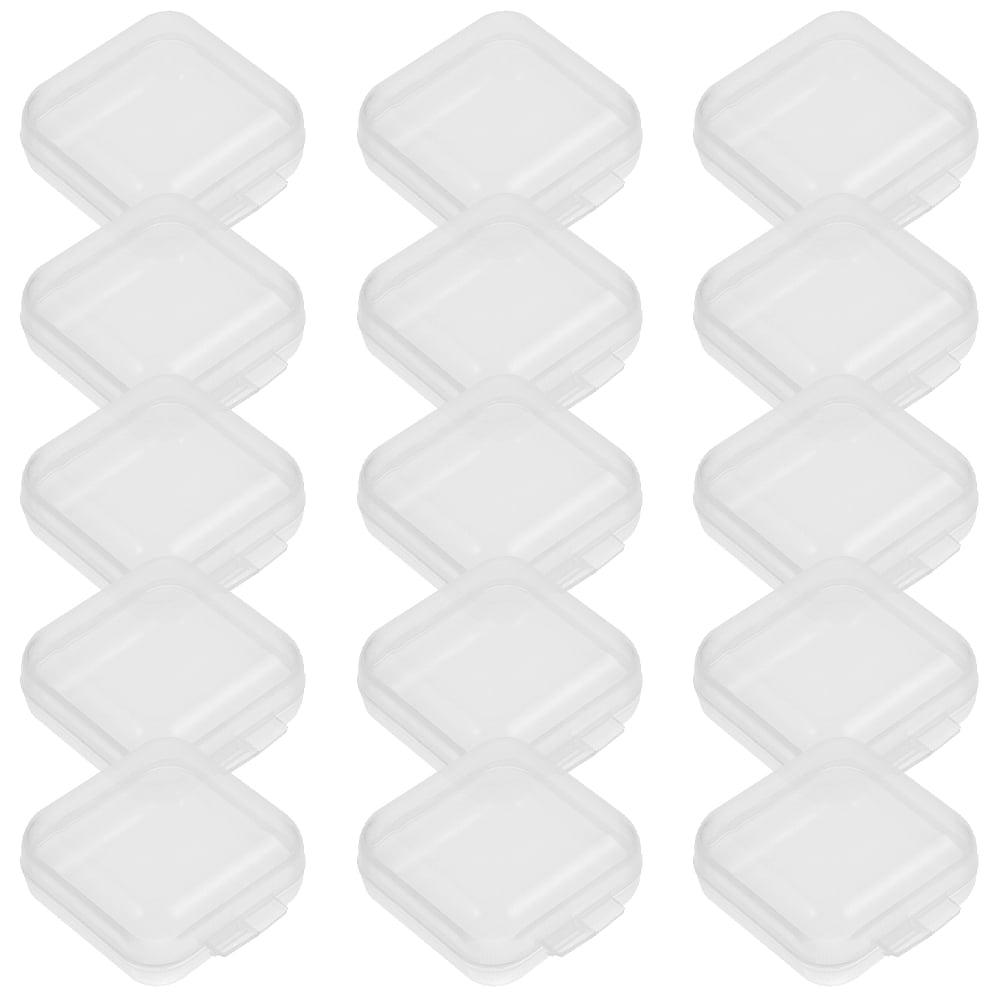 AURARMLET 100Pcs Transparent Mini Bead Organizer for Small Parts with ...