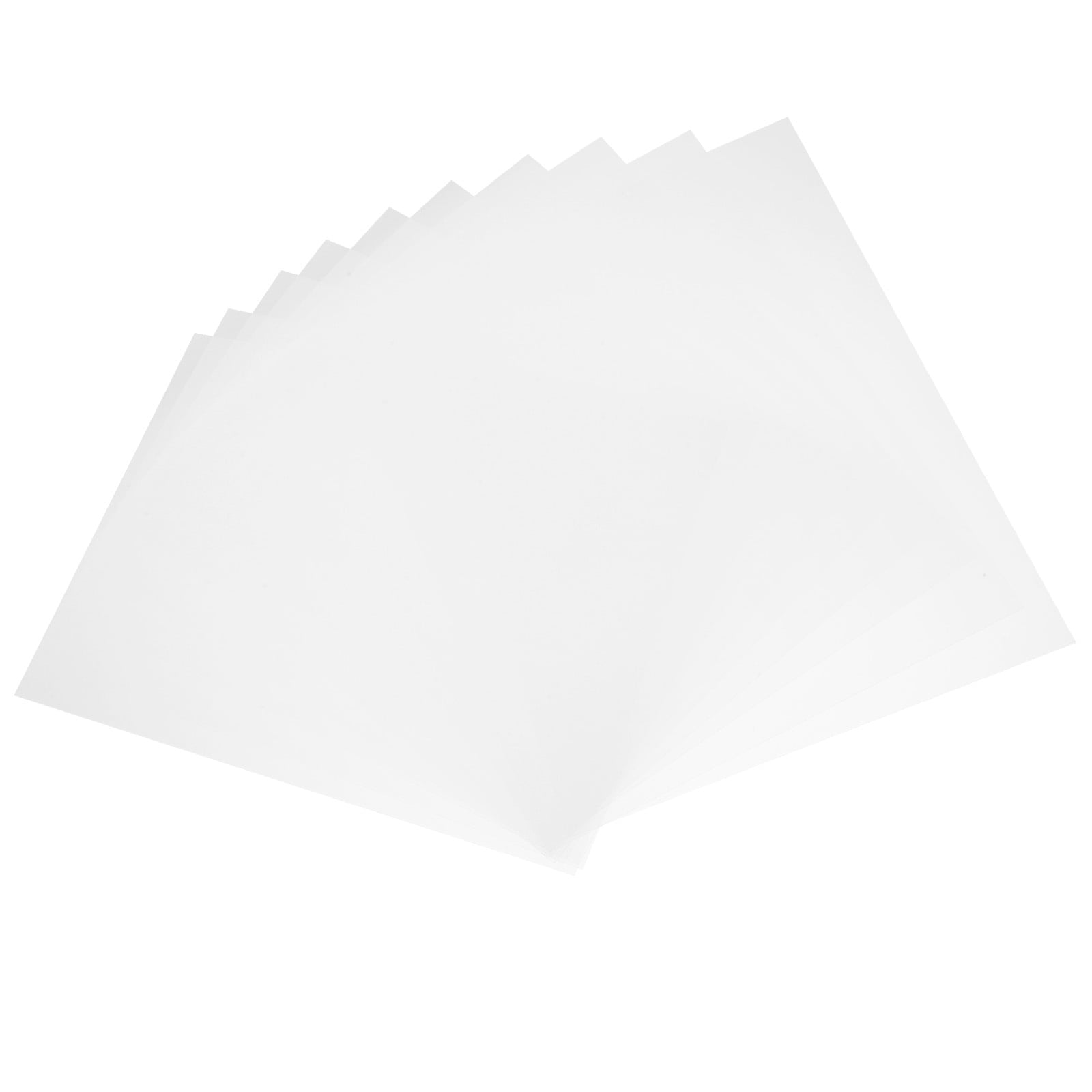 AURARMLET 10Pcs Transparent Plastic Sheets for Crafts Clear PVC Panels ...