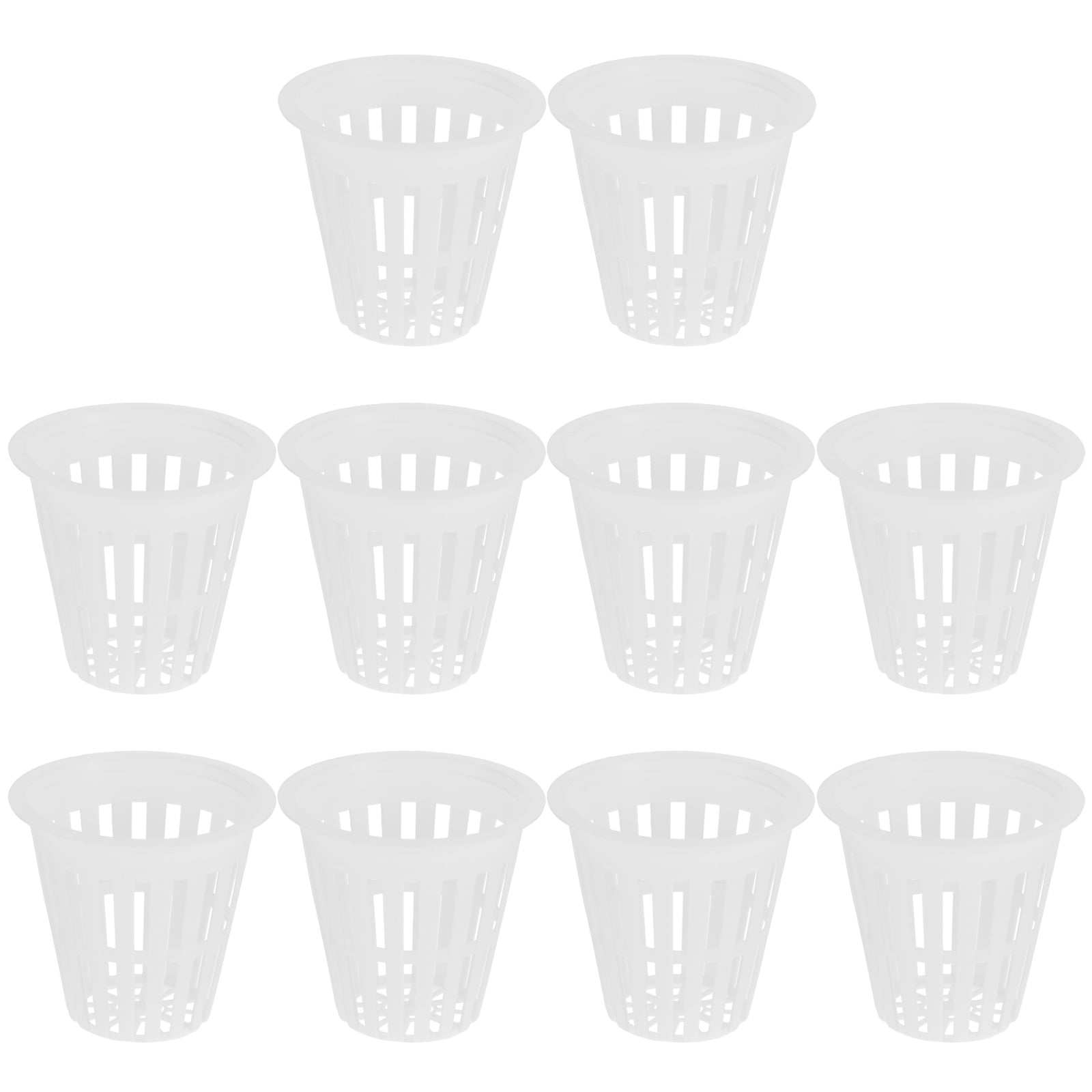 AURARMLET 10Pcs Hydroponics Cup Net Pots for Indoor Planting Square ...