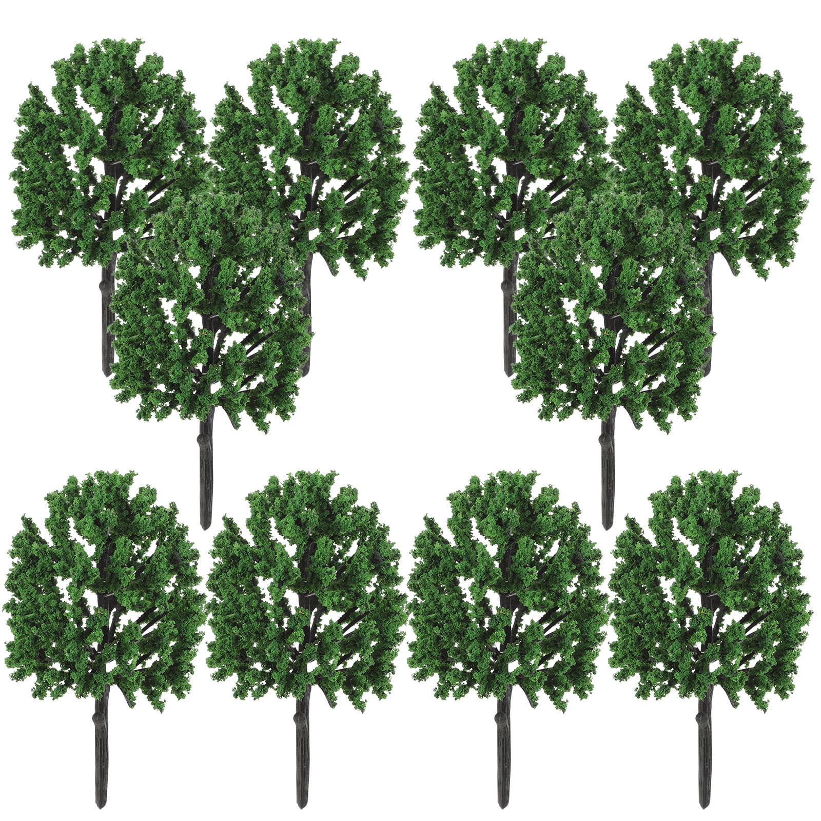 AURARMLET 10Pcs Plastic Trees Model for Model Makers Micro Landscape ...
