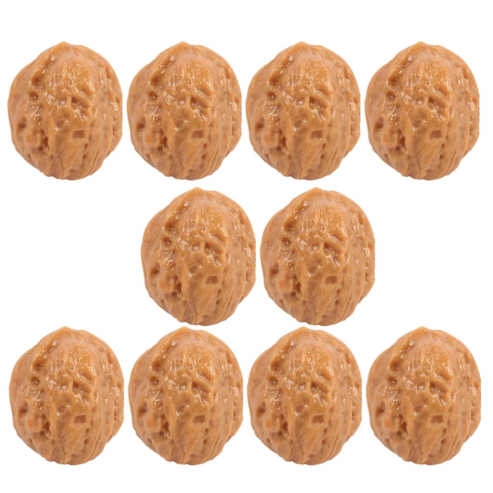 AURARMLET 10Pcs Walnut Prop For Home Decoration And Office Decor .50X3 ...
