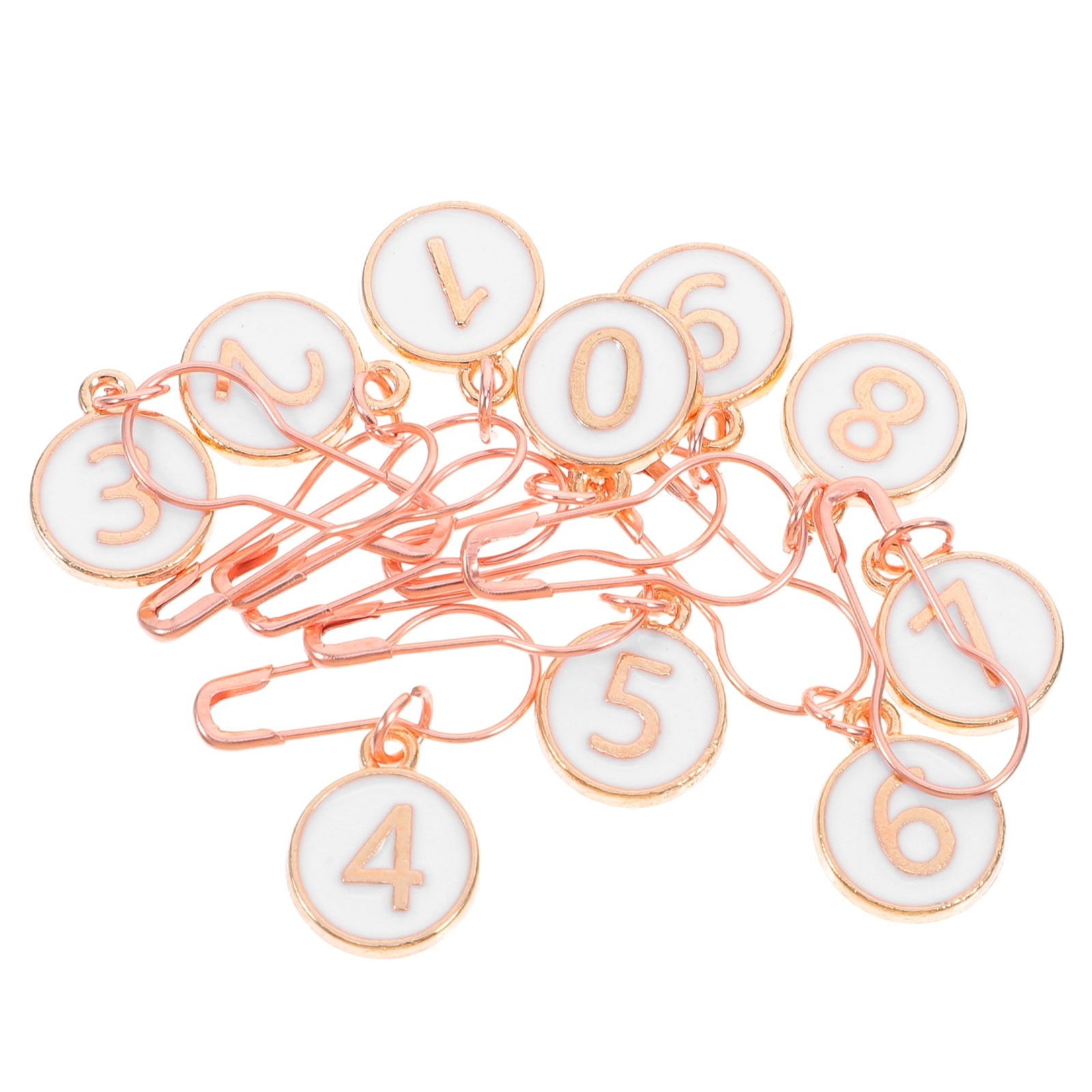 AURARMLET 10pcs Alloy Row Counter For Crochet Knitting Markers For ...
